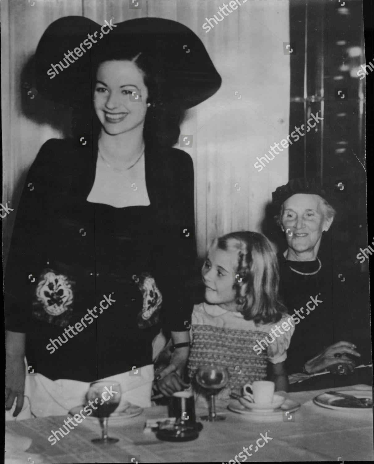 Margaret Lockwood Actress Daughter Julia Lockwood Editorial Stock Photo ...