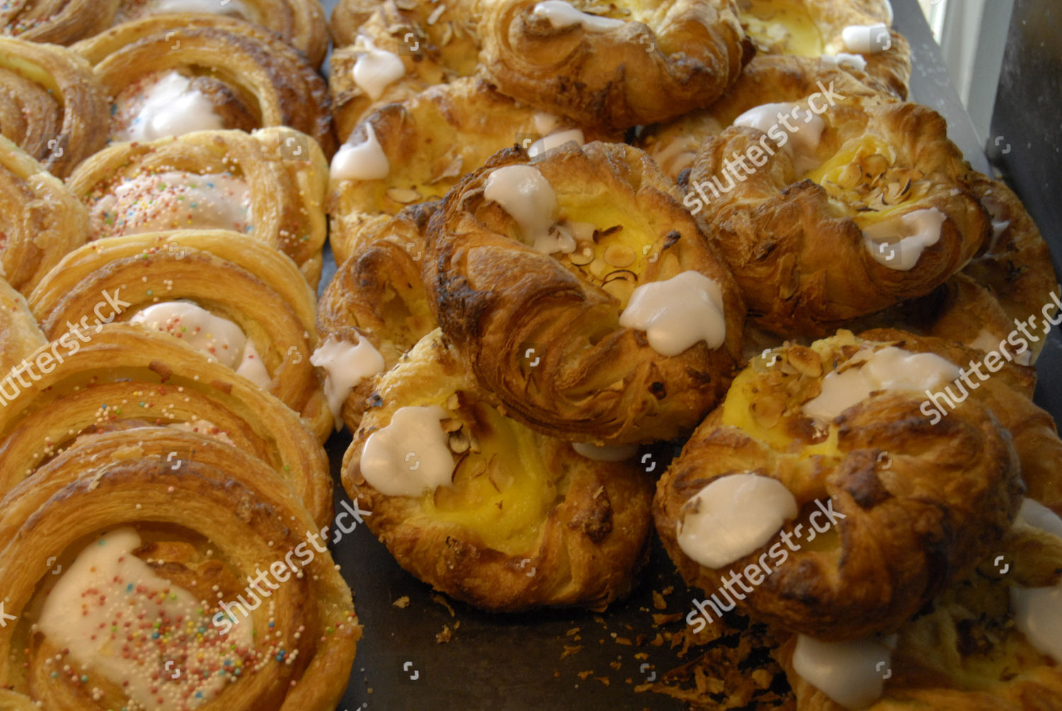 Danish Pastries Baker Shop Denmark Editorial Stock Photo - Stock Image ...