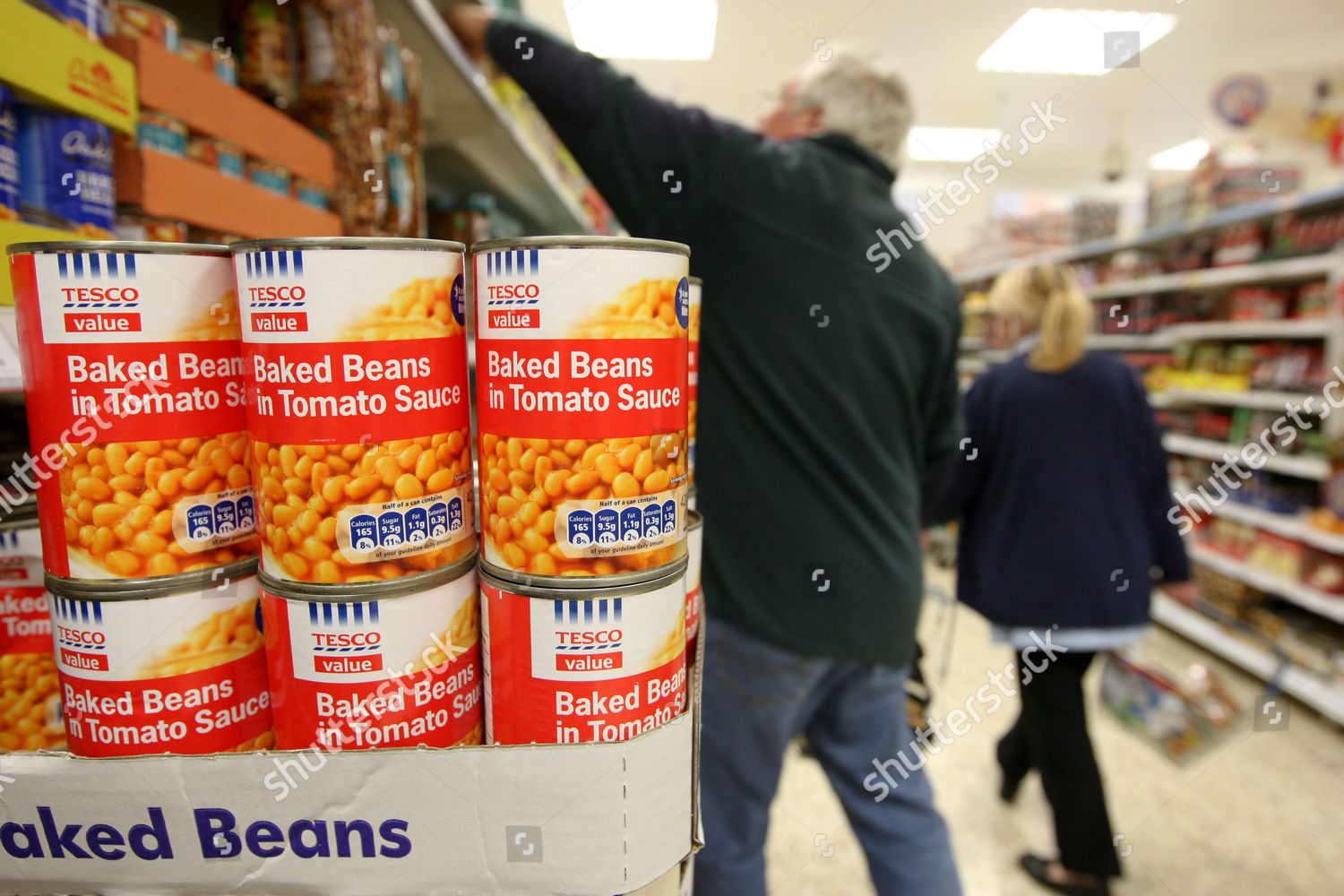 Tesco Value Baked Beans Editorial Stock Photo - Stock Image | Shutterstock