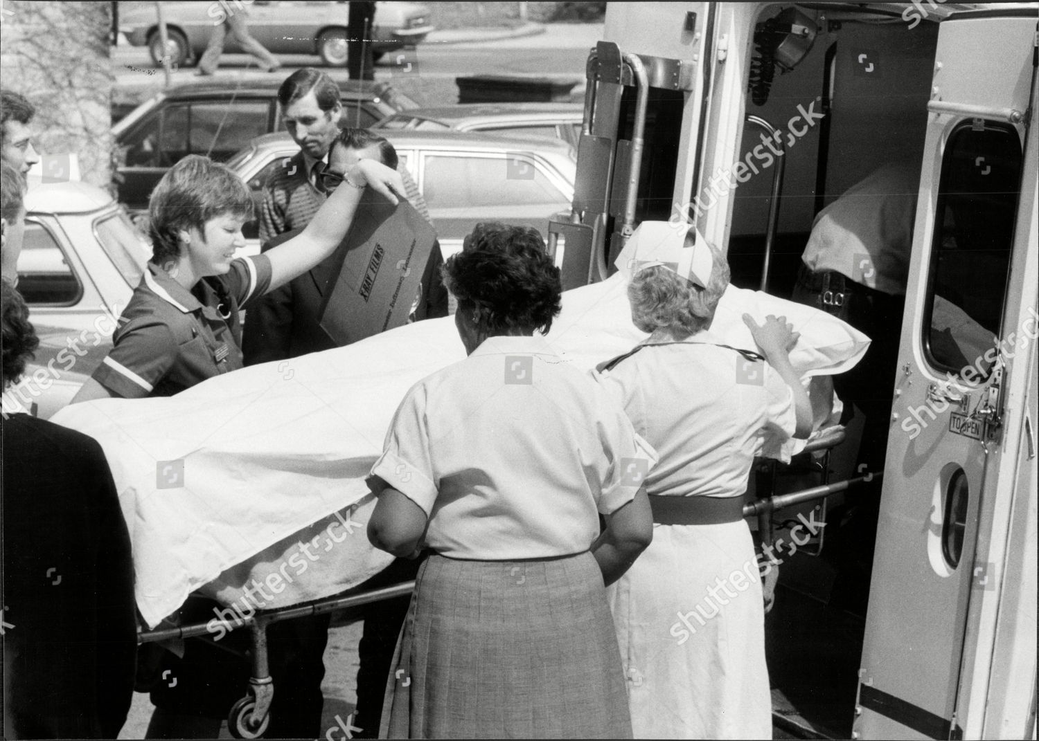 One Abbeystead Disaster Victims Being Transported Editorial Stock Photo ...