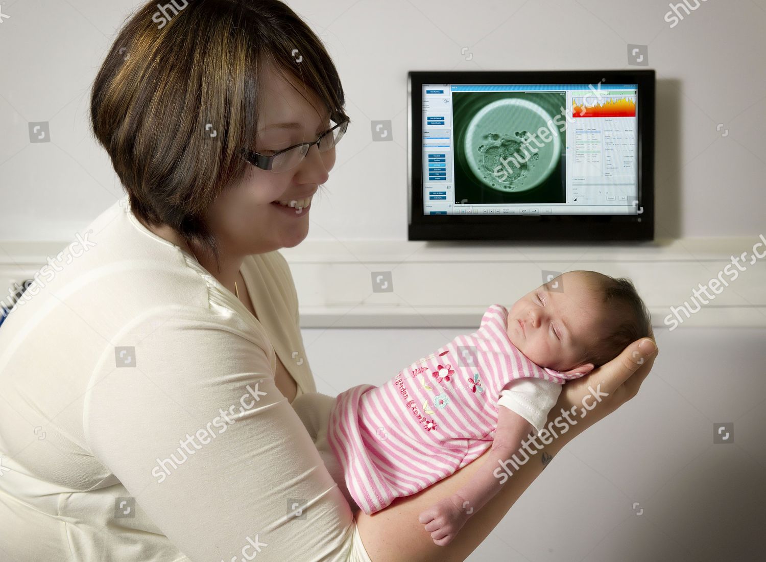 Baby Isabella Potter Mother Gemma Behind Editorial Stock Photo - Stock ...