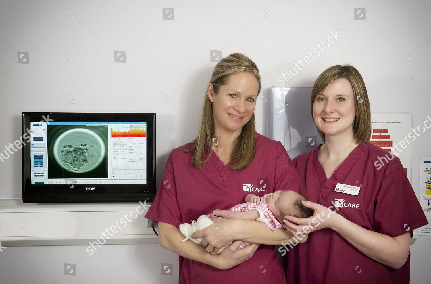 Baby Isabella Potter Being Held By Editorial Stock Photo - Stock Image ...