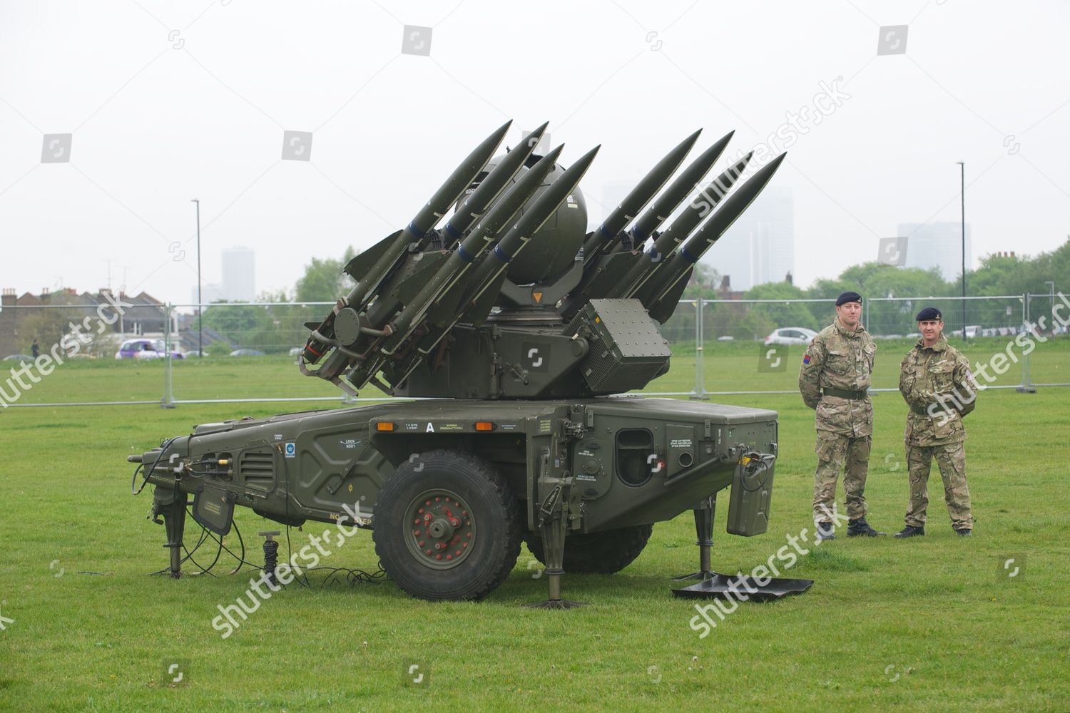 Soldiers 16 Regiment Royal Artillery Rapier Editorial Stock Photo ...