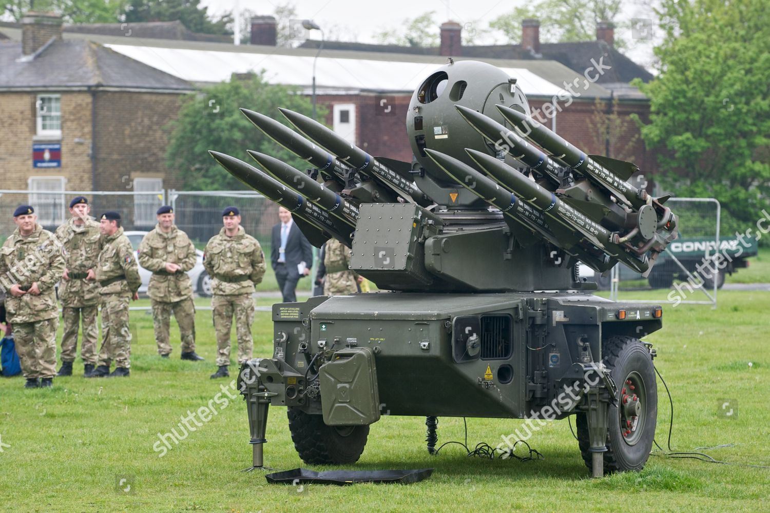 Soldiers 16 Regiment Royal Artillery Rapier Editorial Stock Photo ...