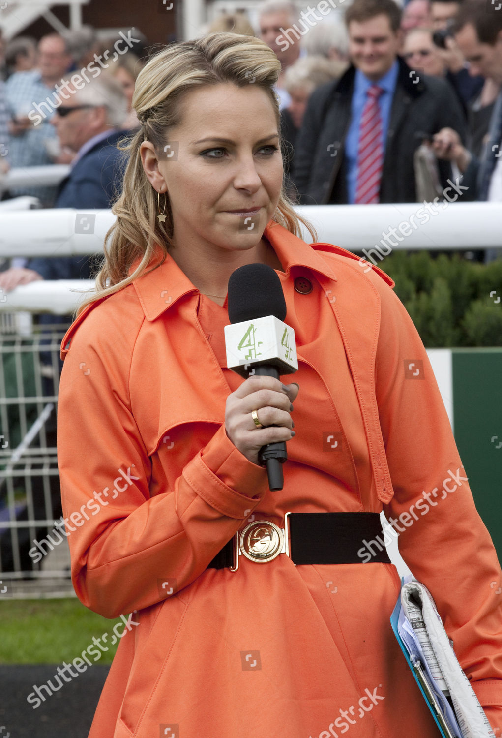 Channel 4 Racing Presenter Emma Spencer Editorial Stock Photo - Stock ...