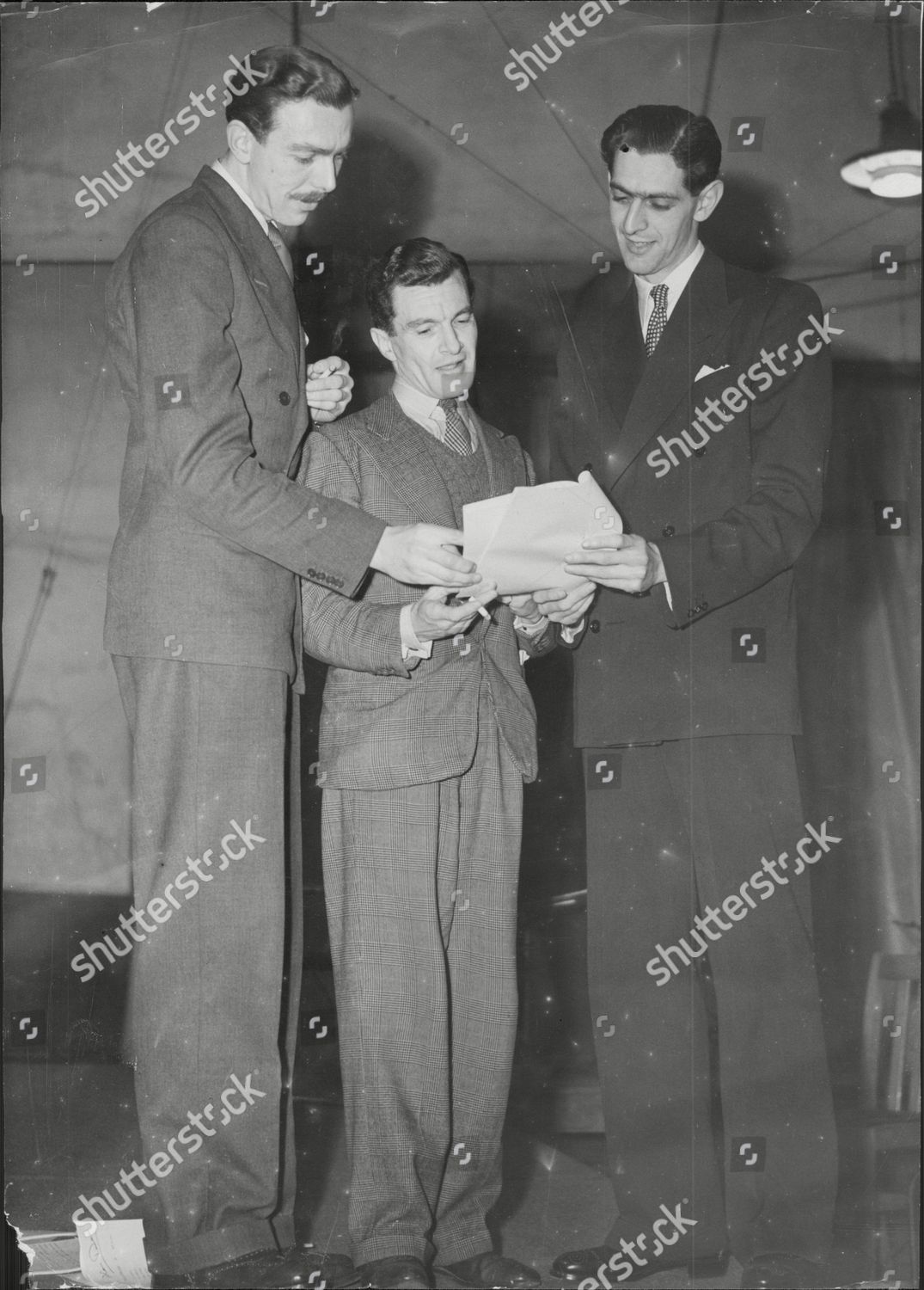 Script Writers Frank Muir Left Dennis Editorial Stock Photo - Stock ...
