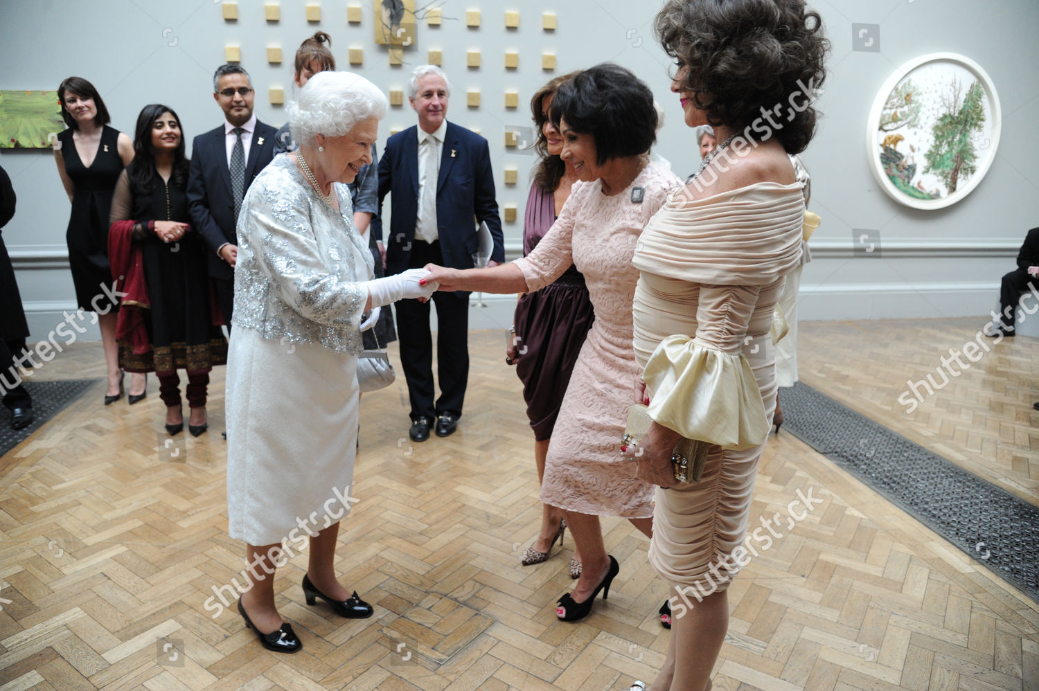 Queen Elizabeth Ii Shirley Bassey Joan Editorial Stock Photo - Stock ...
