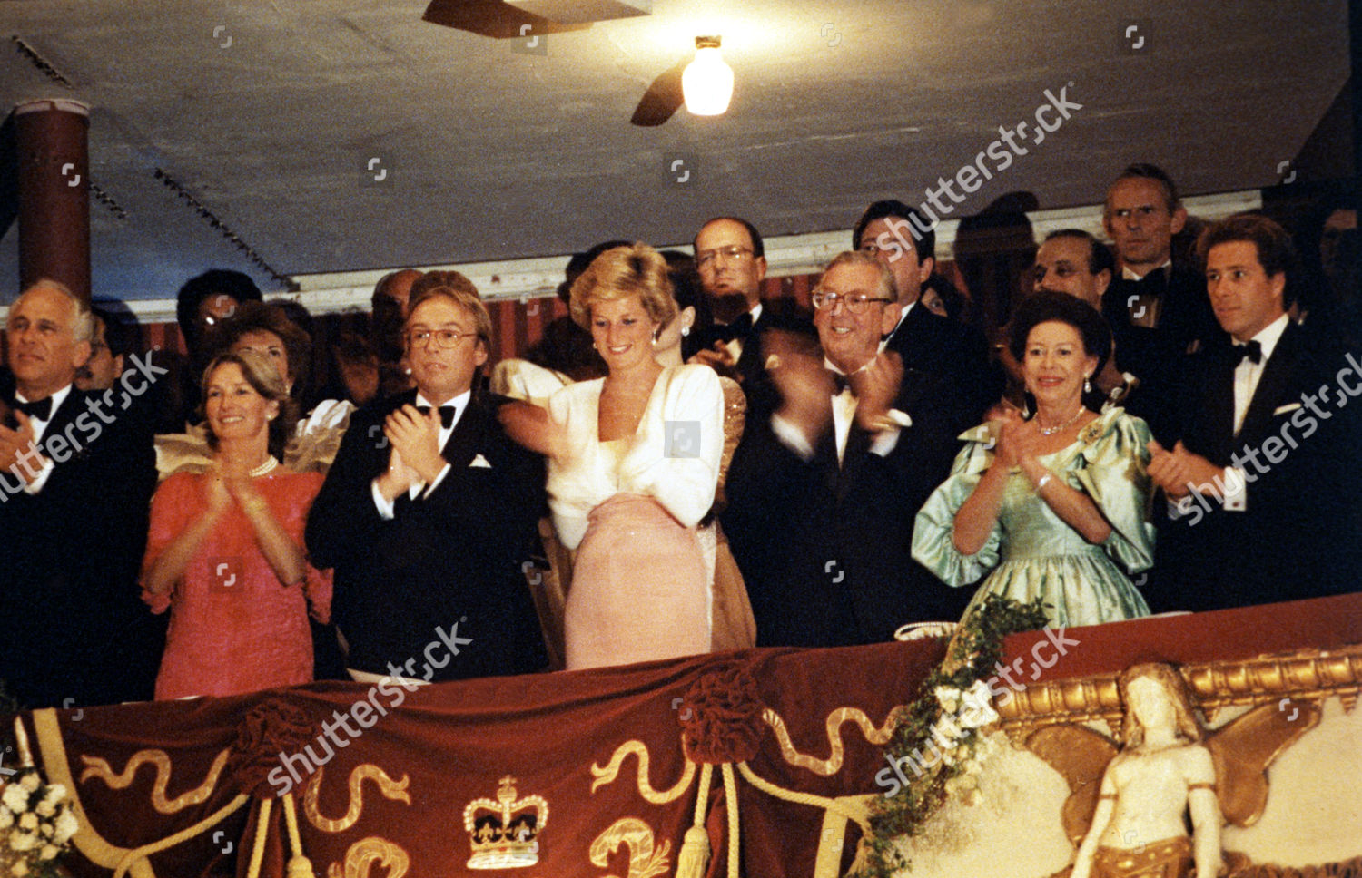 Princess Diana Princess Margaret Viscount Linley Editorial Stock Photo ...