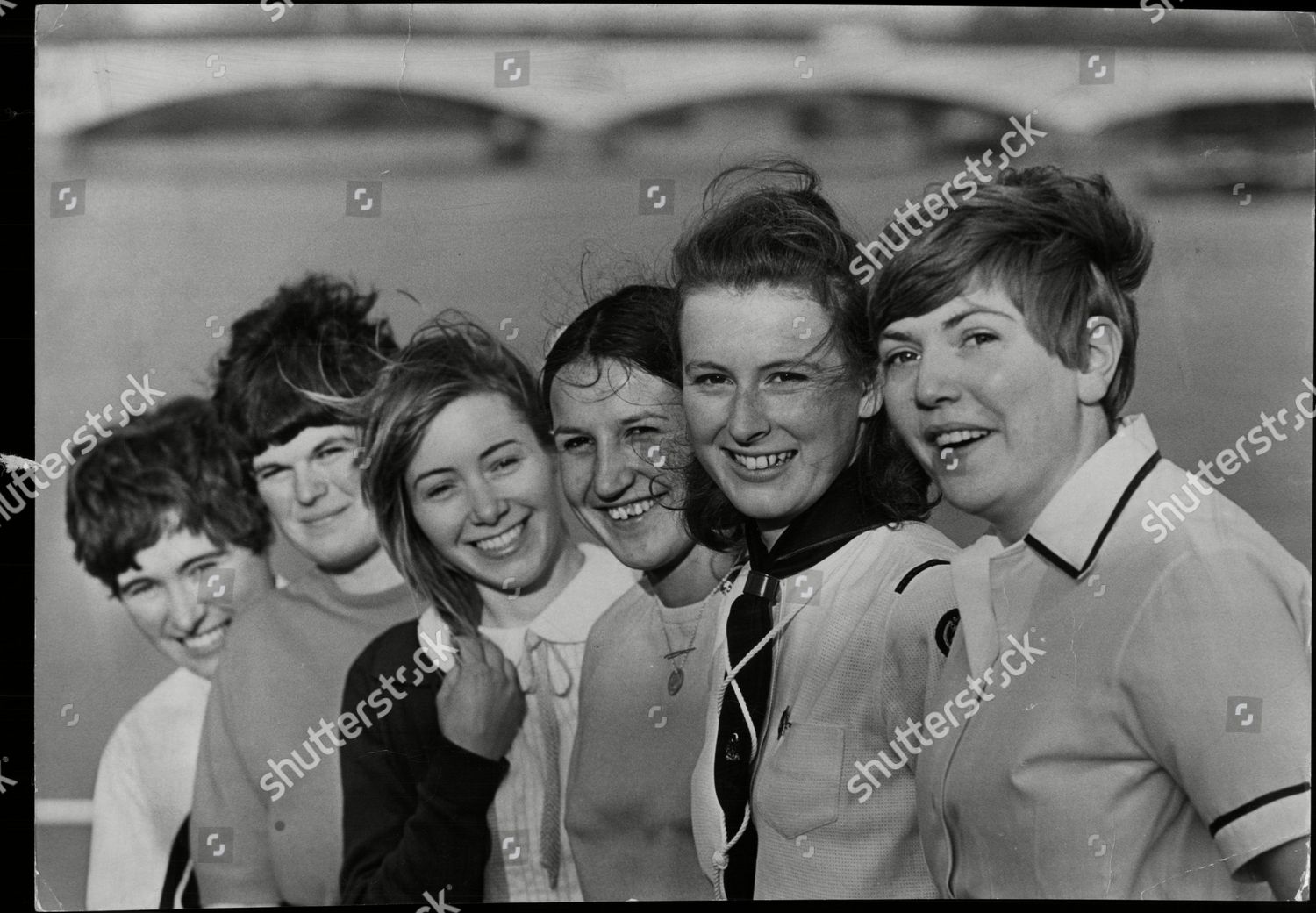 Some Girls Who Will Be Crewing Redaktionelles Stockfoto – Stockbild ...