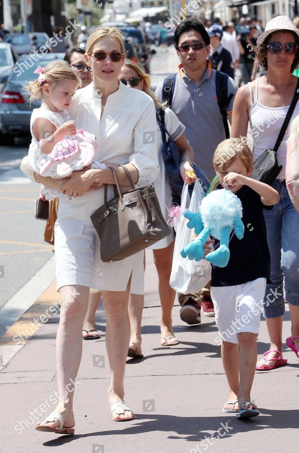 Kelly Rutherford Daughter Helena Grace Son Editorial Stock Photo ...
