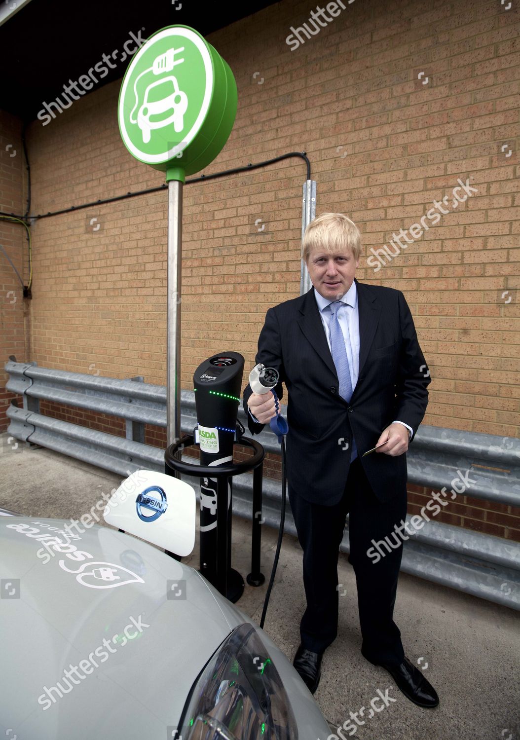 Mayor Boris Johnson Driving Electric Car Editorial Stock Photo - Stock ...