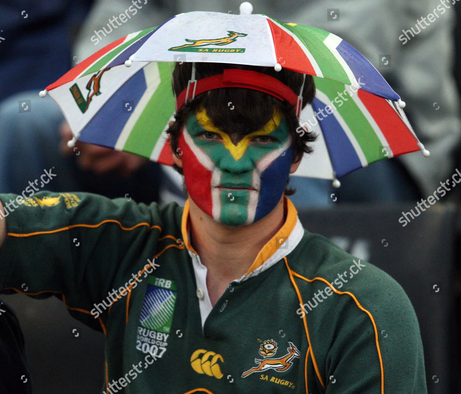 Springbok Fan Editorial Stock Photo - Stock Image | Shutterstock