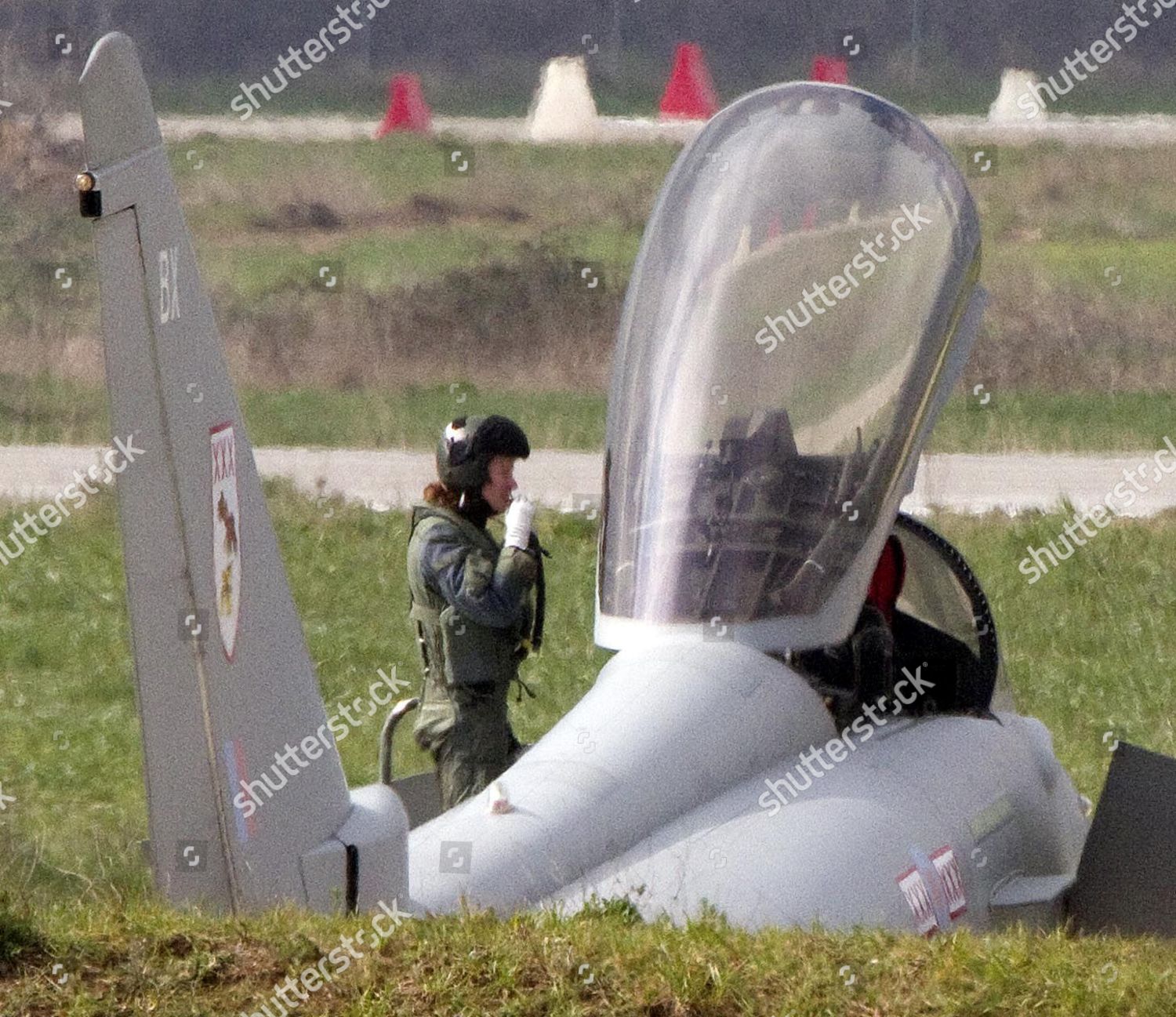 Flight Lieutenant Helen Seymour British Typhoon Editorial Stock Photo ...
