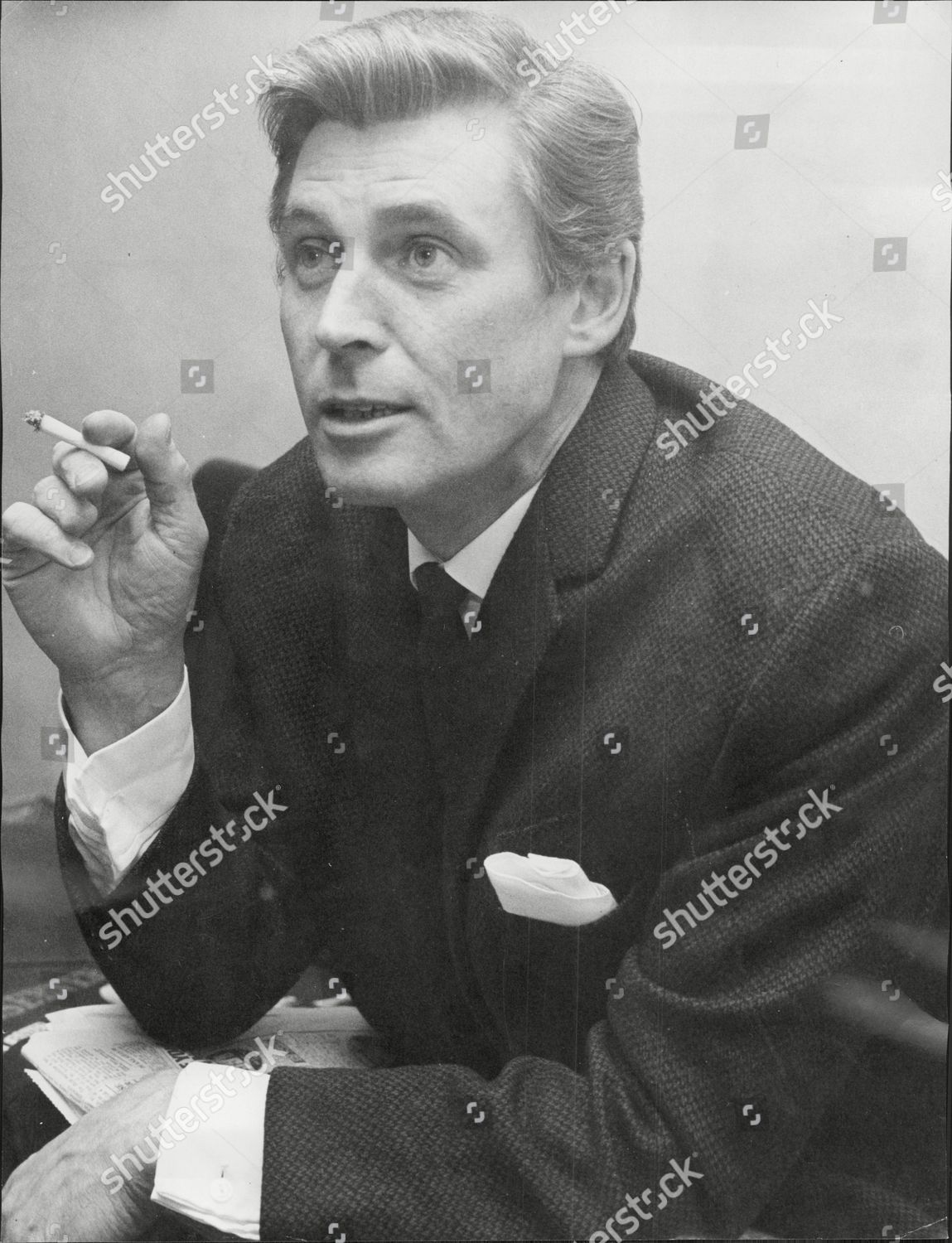 Russ Conway Pianist Posing Cigarette 1967 Editorial Stock Photo - Stock ...