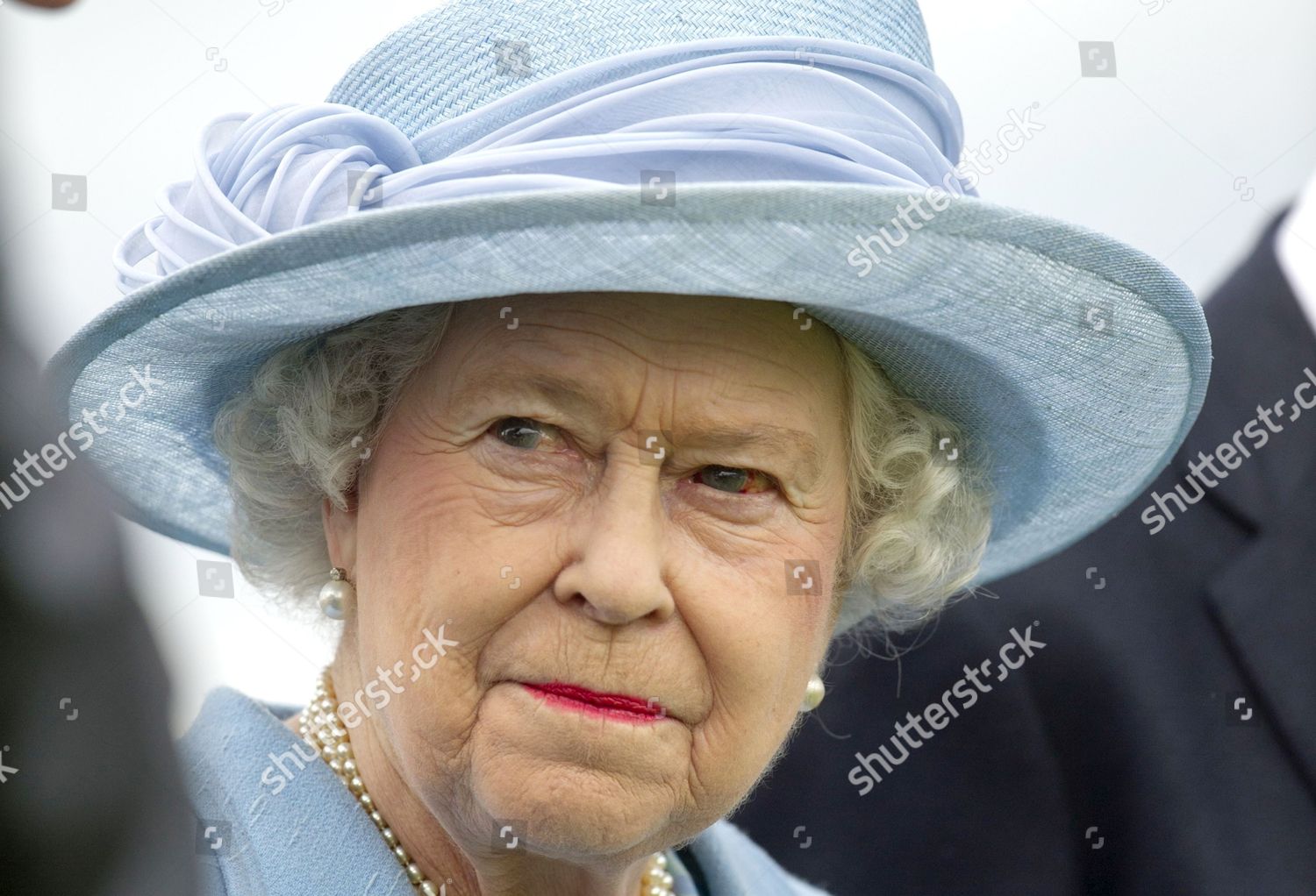 Queen Elizabeth Ii Bloodshot Eye Editorial Stock Photo - Stock Image ...
