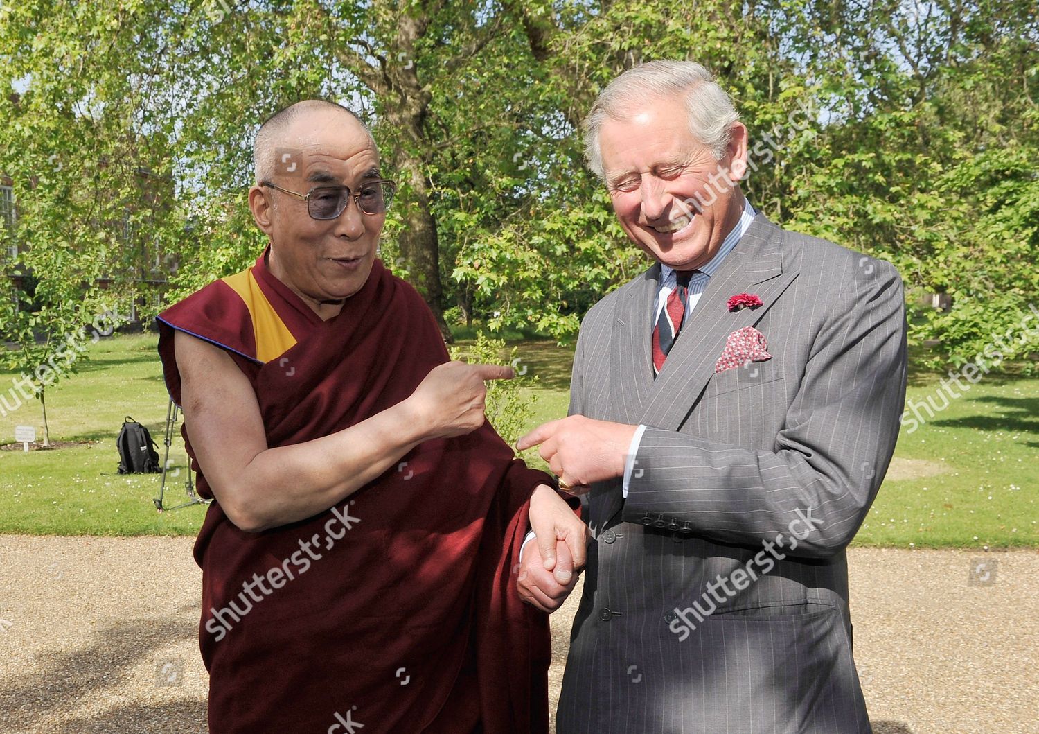 His Holiness Dalai Lama Prince Charles Editorial Stock Photo - Stock ...