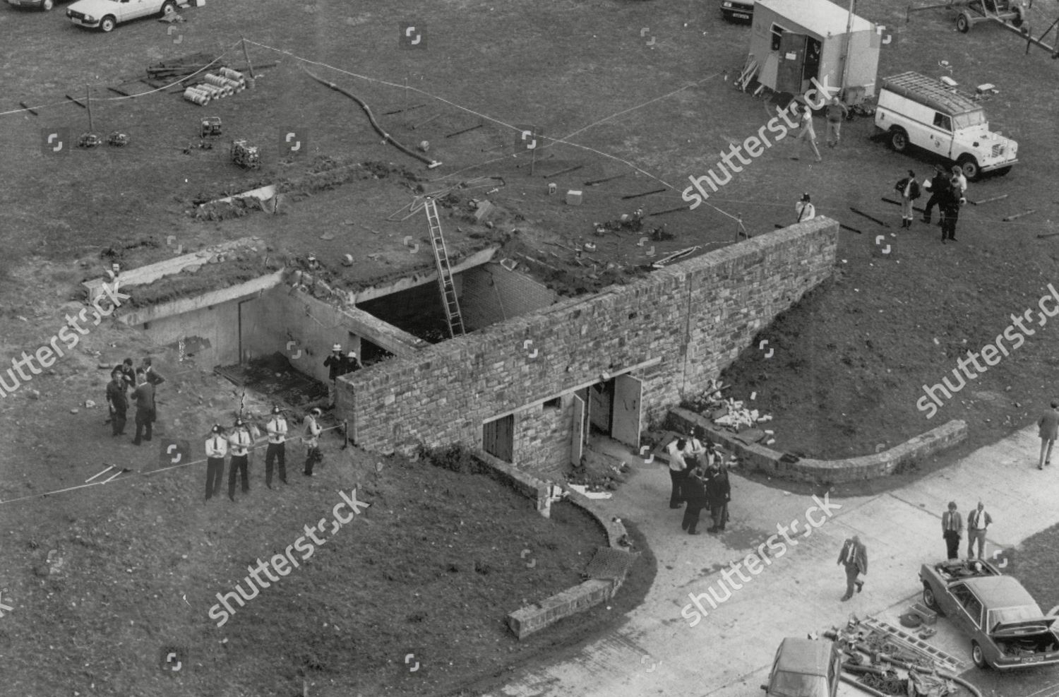 Front Demolished Pumping Station After Explosion Editorial Stock Photo ...