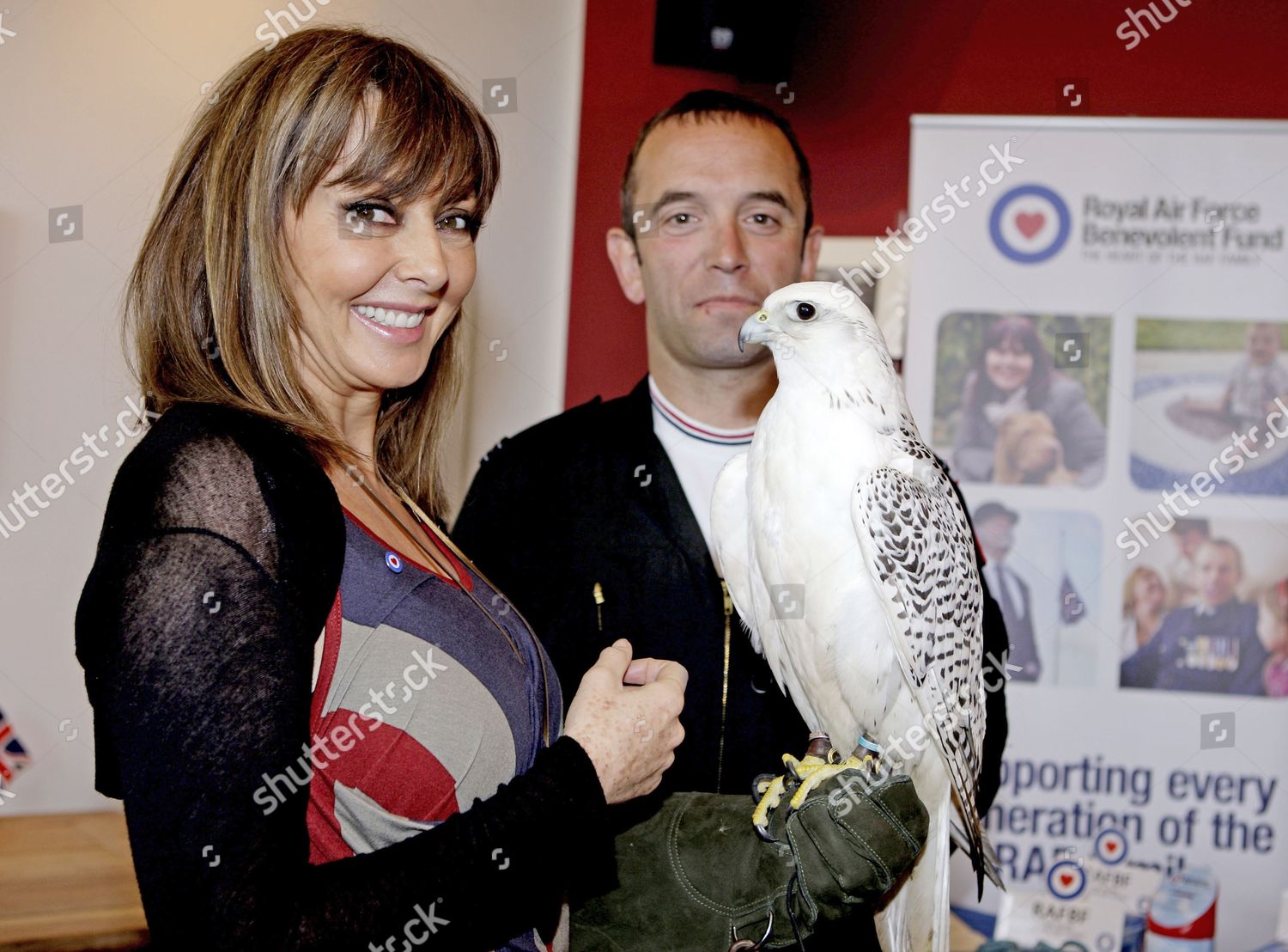 Carol Vorderman Pilot Phil Bird 9yearold Editorial Stock Photo - Stock ...