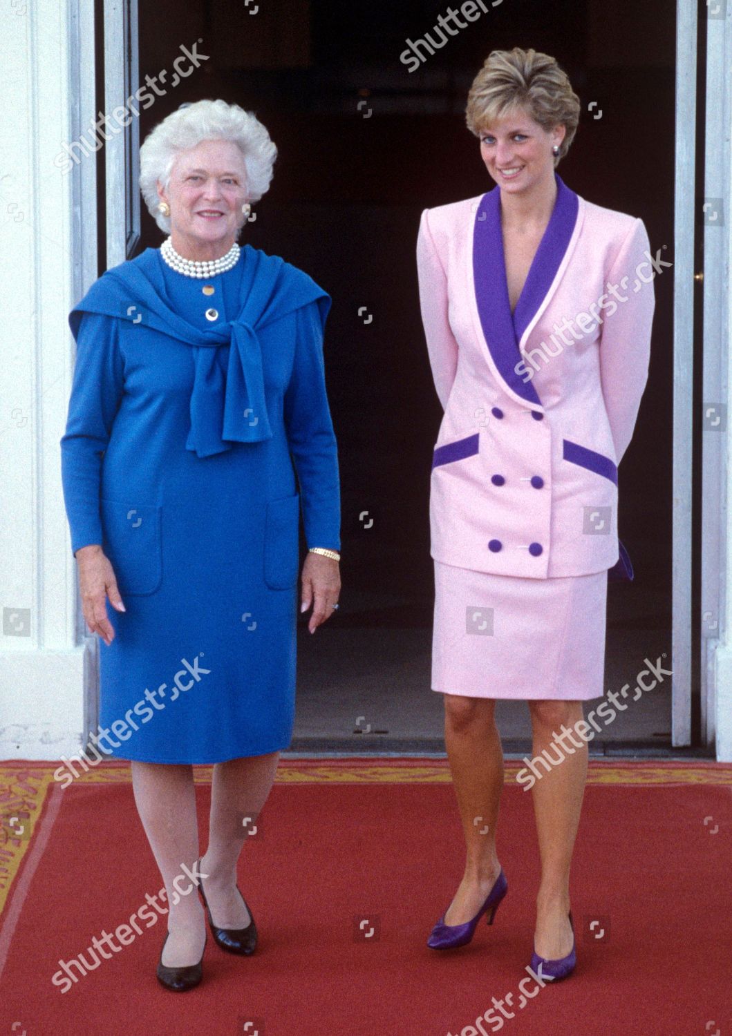 Barbara Bush Princess Diana Editorial Stock Photo - Stock Image ...