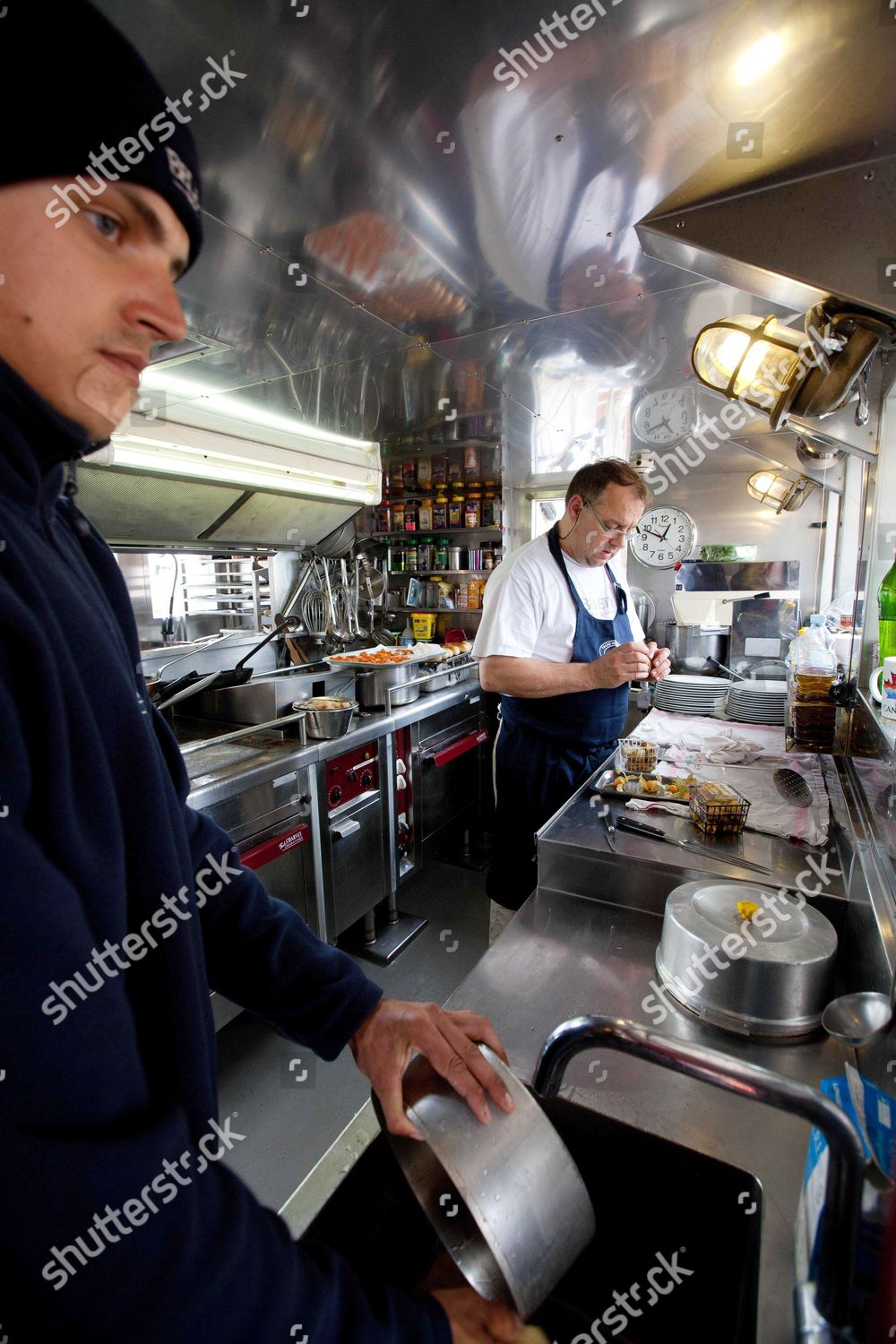 Chef Lionel His Galley Editorial Stock Photo - Stock Image | Shutterstock