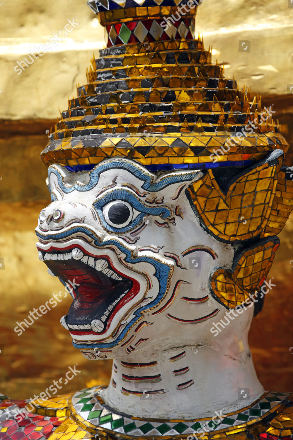 Ugly Grotesque Face Masks On Statues Editorial Stock Photo - Stock ...