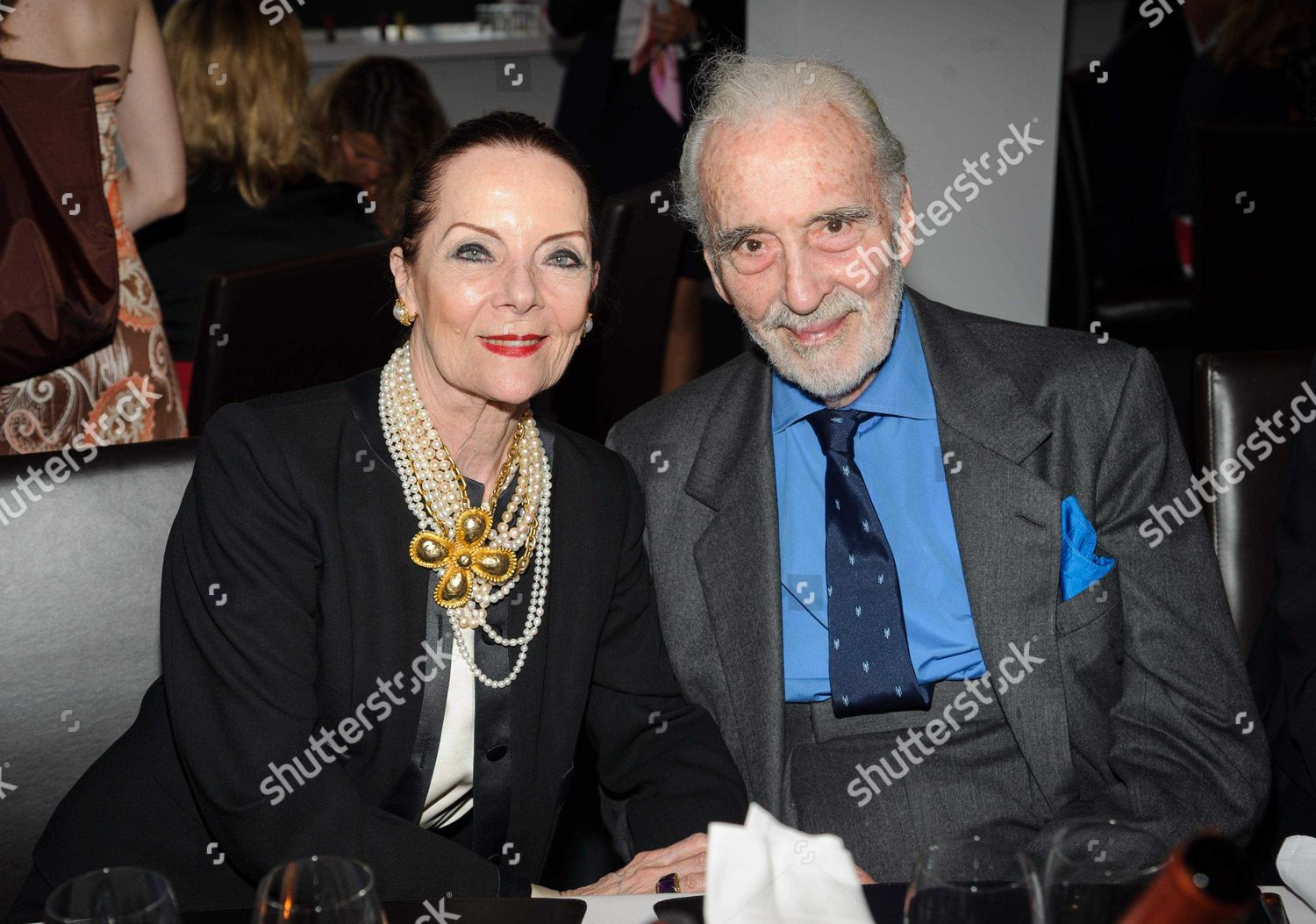 Christopher Lee Wife Birgit Editorial Stock Photo - Stock Image ...
