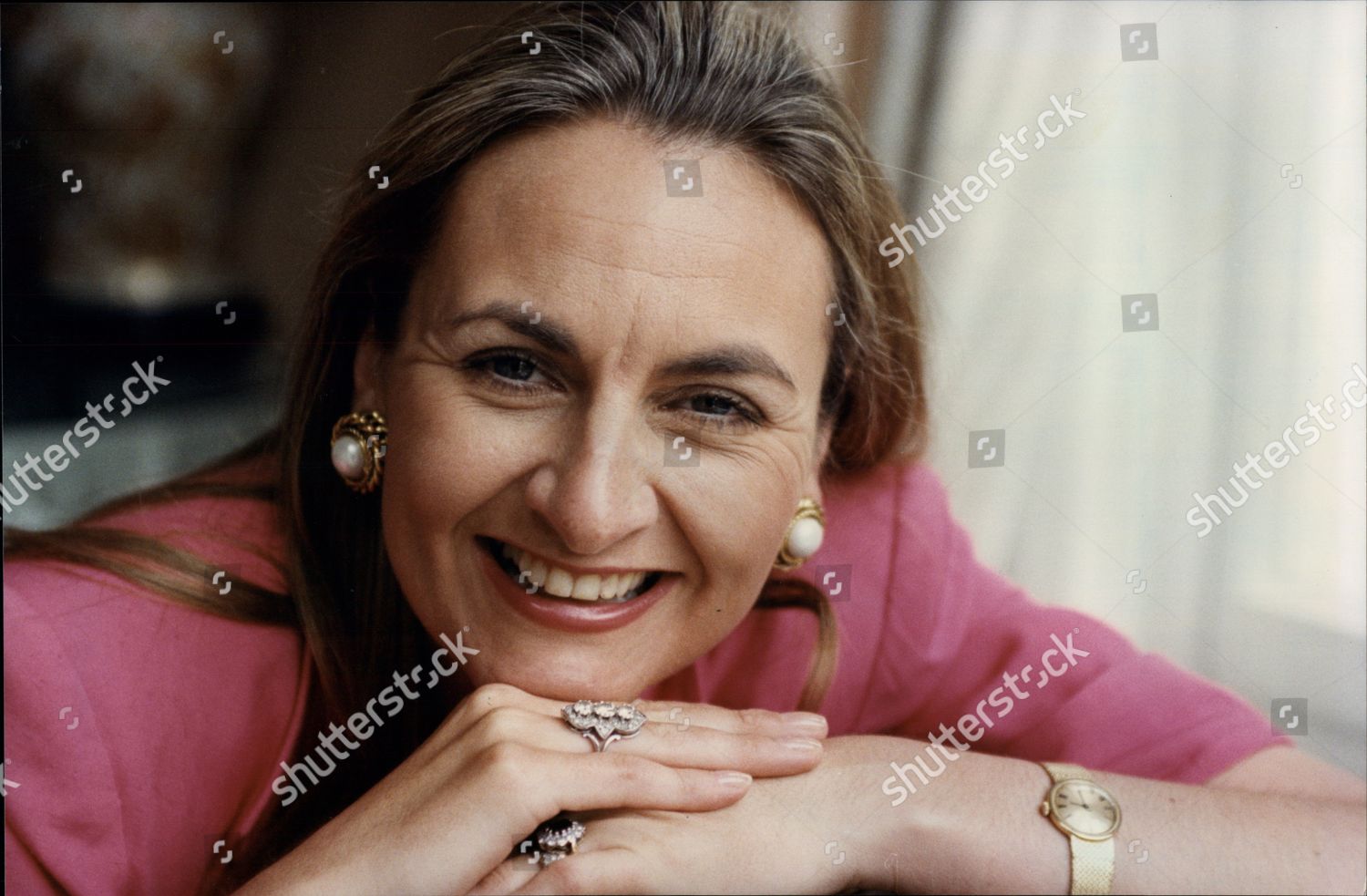 Frances Edmonds Writer Wife Cricketer Phil Editorial Stock Photo ...