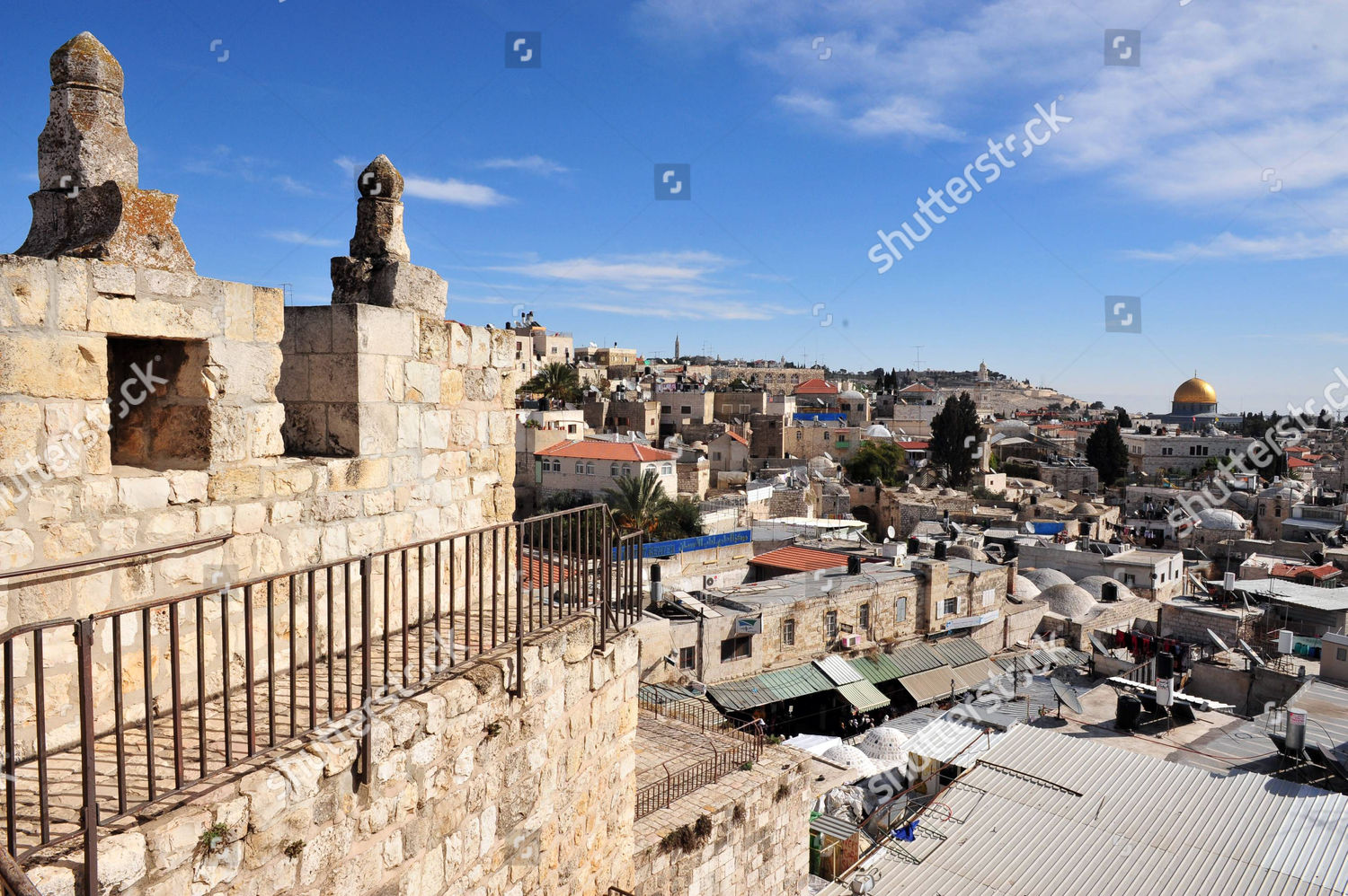 Damascus Nablus Gate Walls Jerusalem Old Editorial Stock Photo - Stock ...