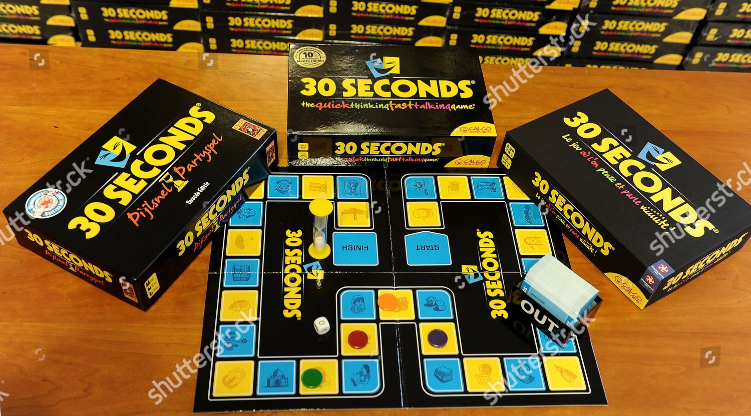 South African Boardgame 30 Seconds Invented Editorial Stock Photo ...