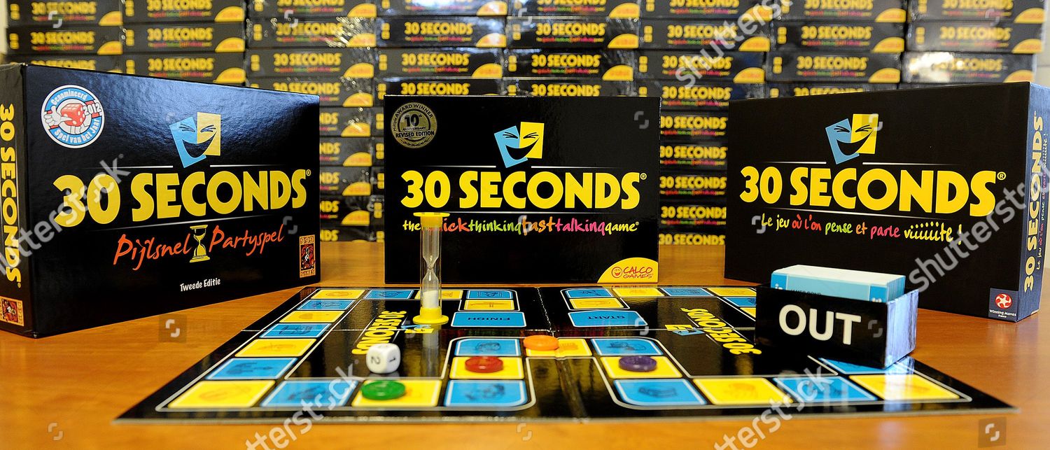 South African Boardgame 30 Seconds Invented Editorial Stock Photo ...