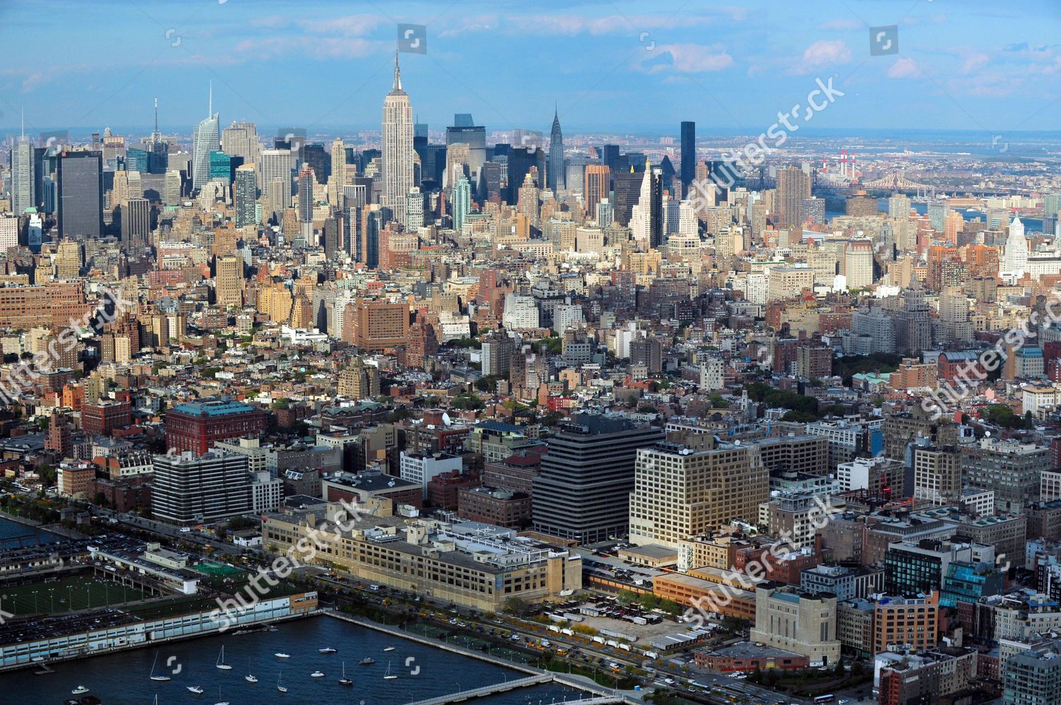 Aerial View Empire State Building Manhattan Editorial Stock Photo - Stock Image | Shutterstock