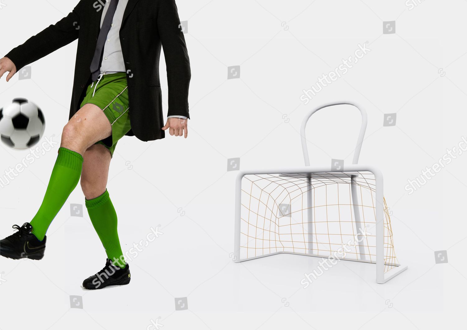 Lazy Football Goal Chairs Editorial Stock Photo - Stock Image ...