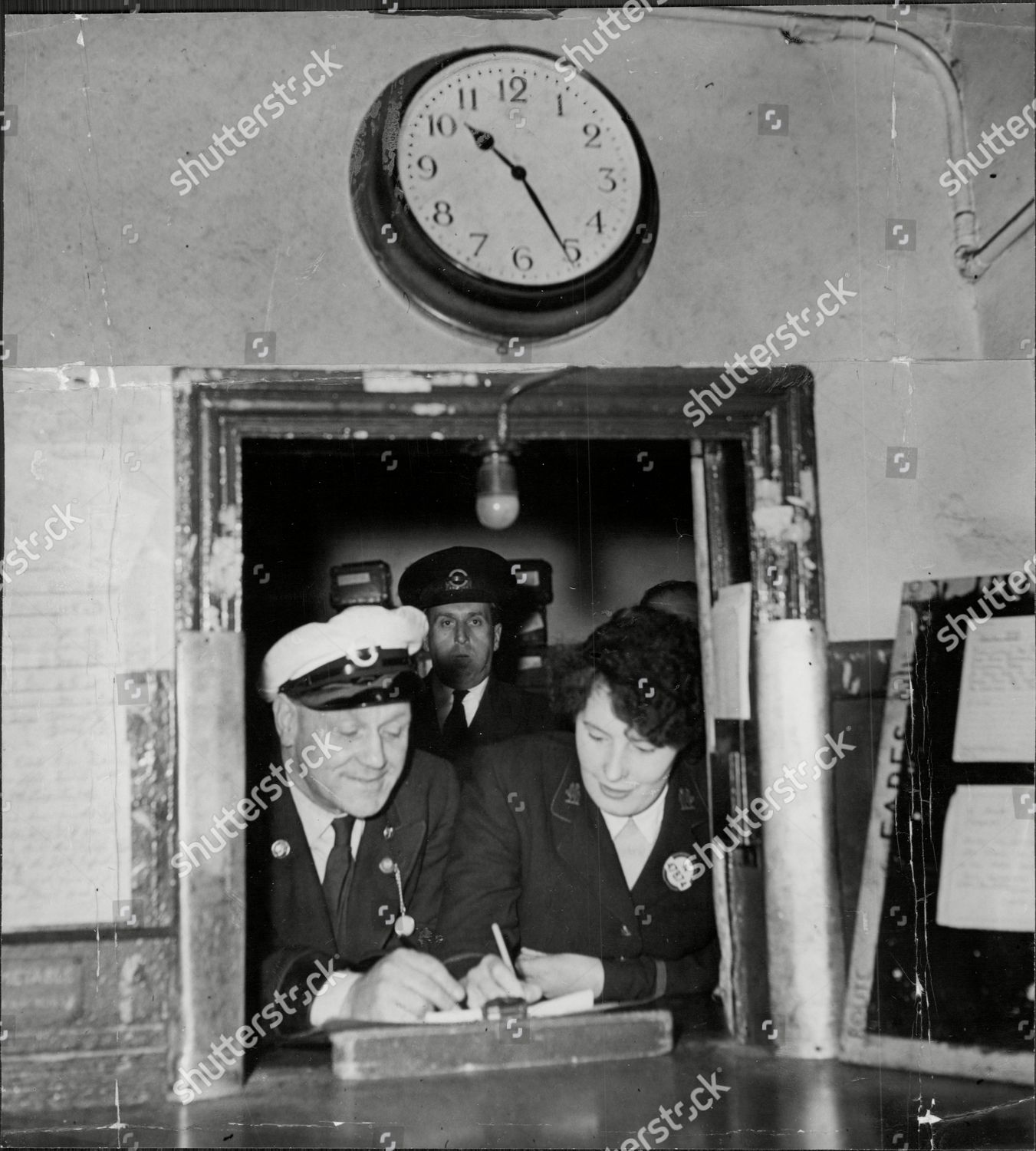 London Bus Conductors Drivers Bus Driver Editorial Stock Photo - Stock ...
