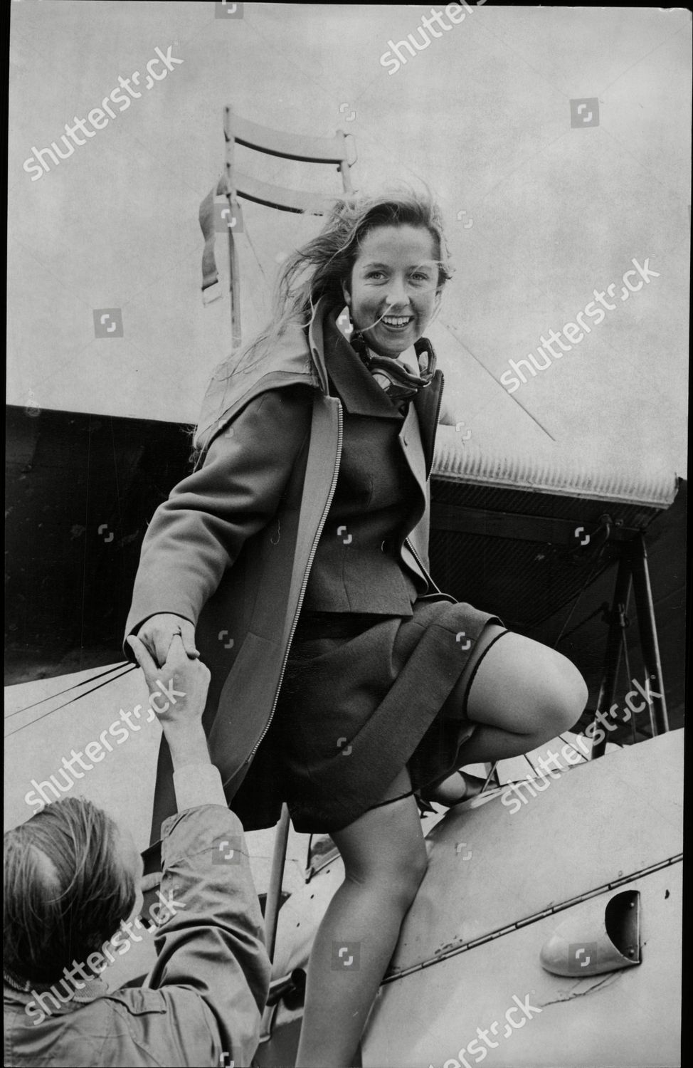 Helaine Michaels Bea Stewardess Who Volunteered - Foto de stock de ...