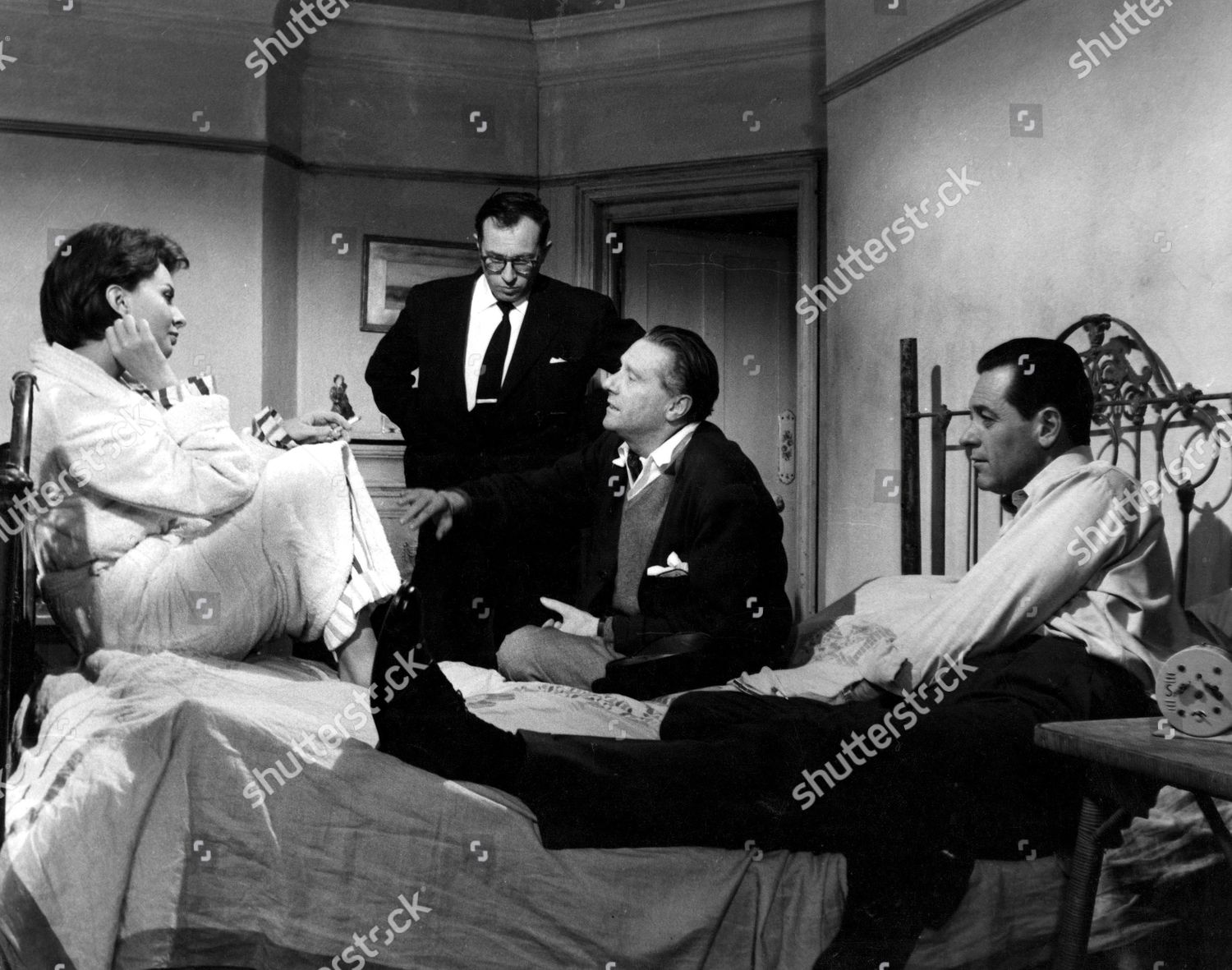 Sir Carol Reed Carl Foreman Talking Editorial Stock Photo - Stock Image ...