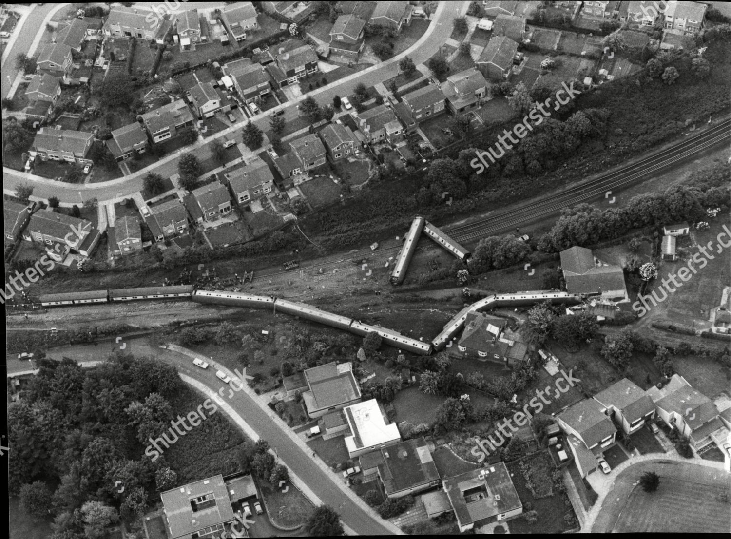 Railway Train Crash Britain Morpeth Curve Editorial Stock Photo - Stock ...