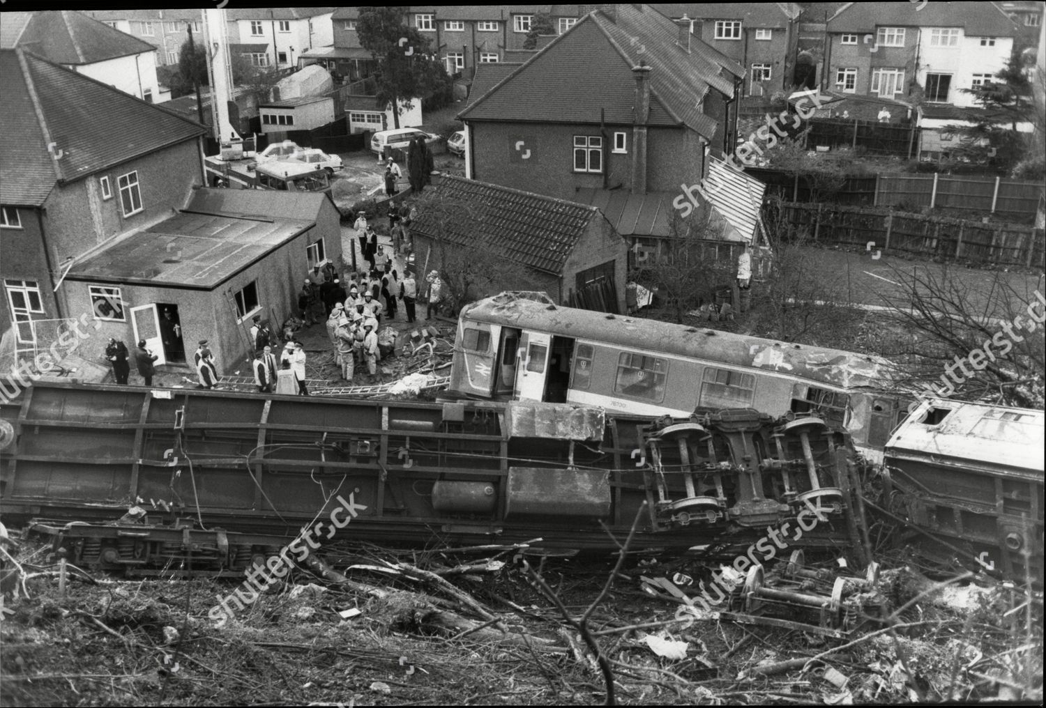 Railway Train Crash Britain Purley 1989 Editorial Stock Photo - Stock ...