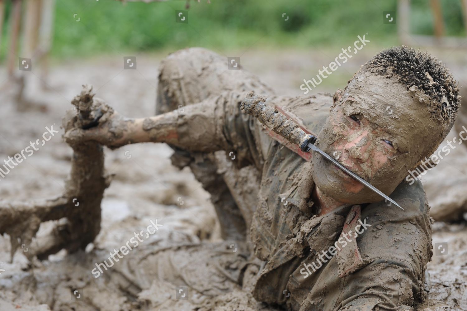 Soldiers Police Officers Combat Training Mud Editorial Stock Photo ...