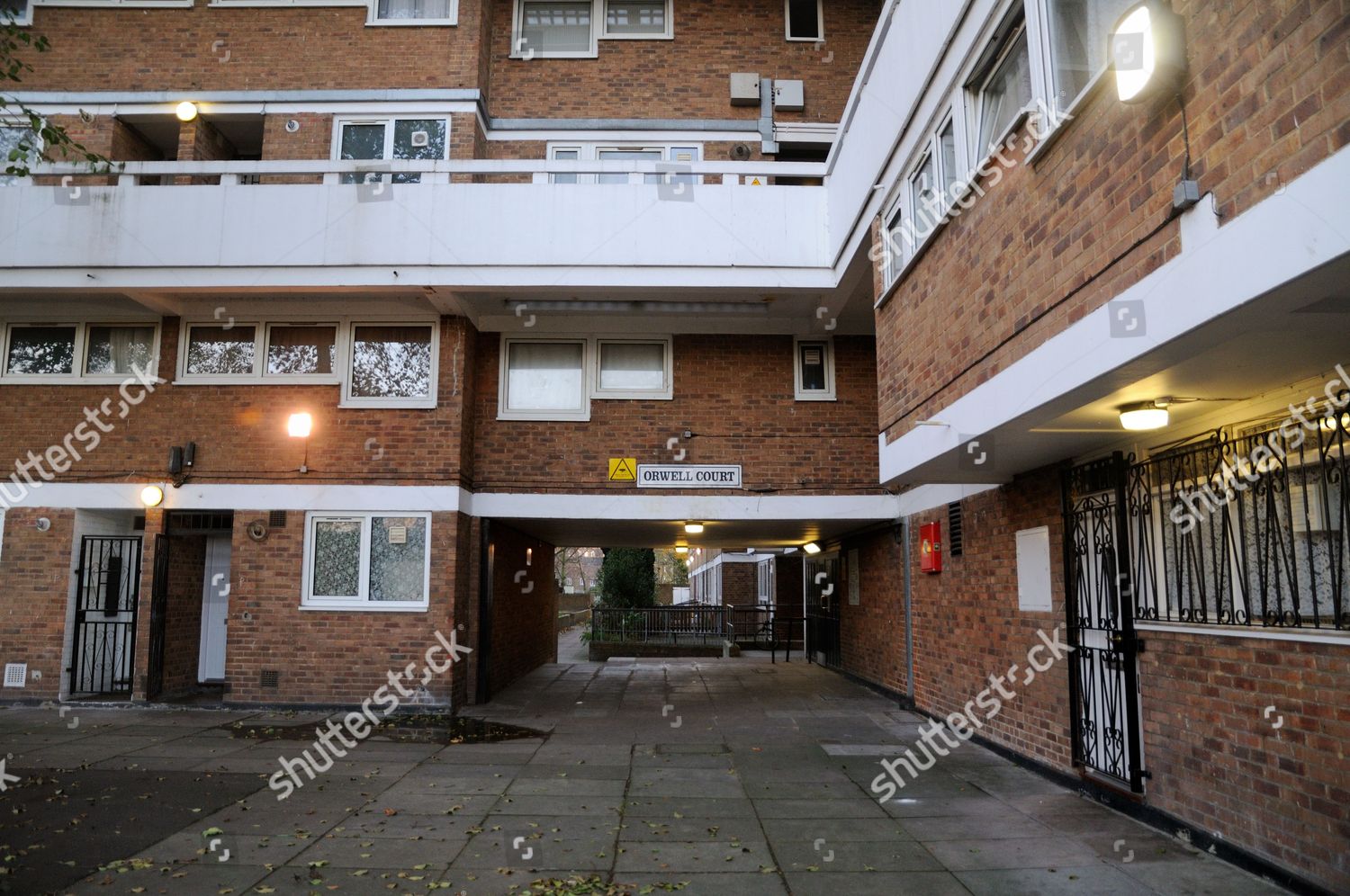 Orwell Court Housing Block Hackney Editorial Stock Photo - Stock Image ...