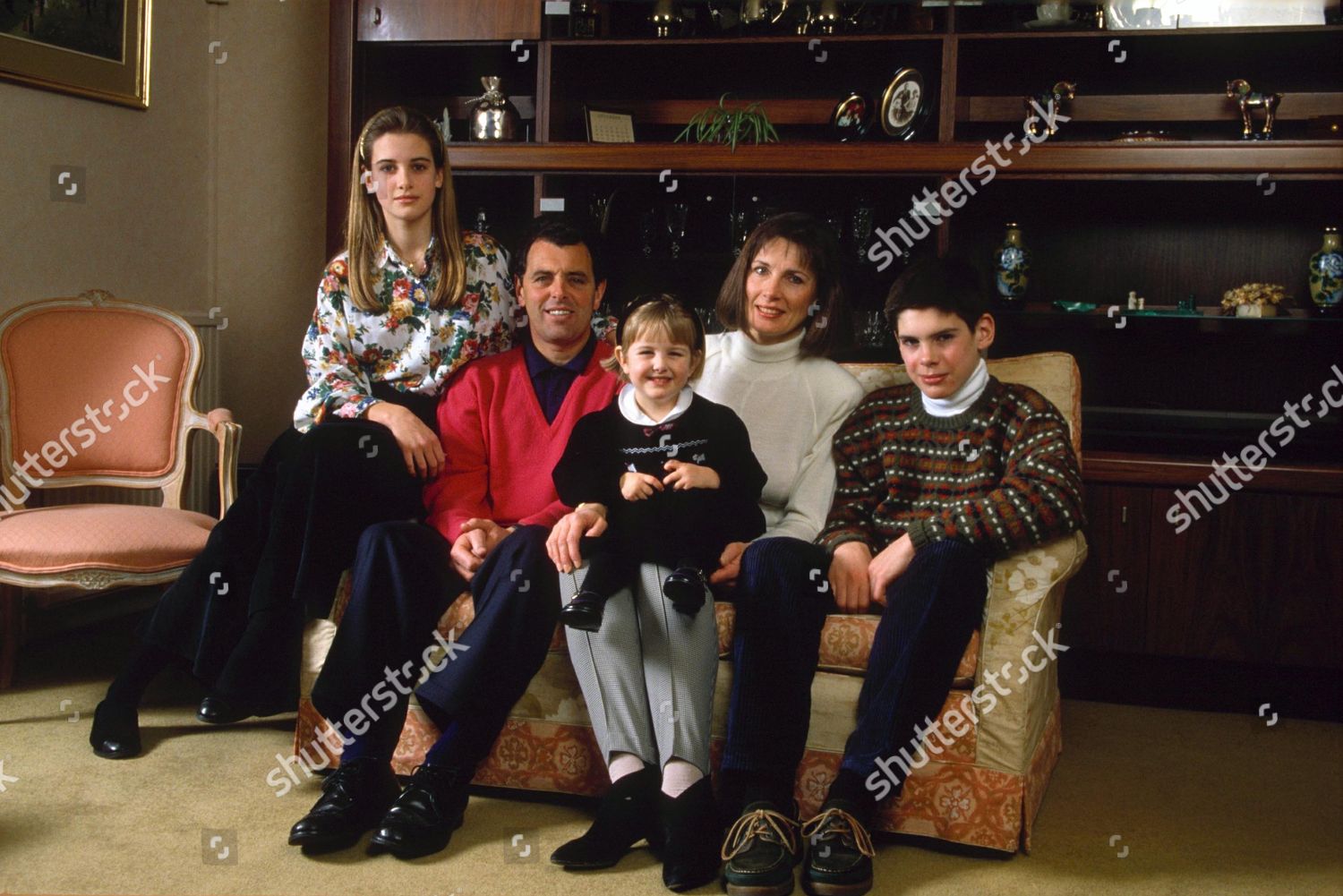 Bernard Gallacher Family Including Daughter Kirsty Editorial Stock ...