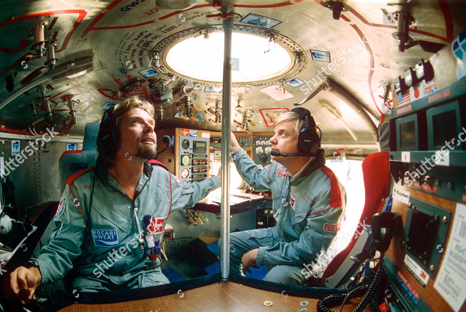 Per Lindstrand Richard Branson Balloon Capsule Editorial Stock Photo ...