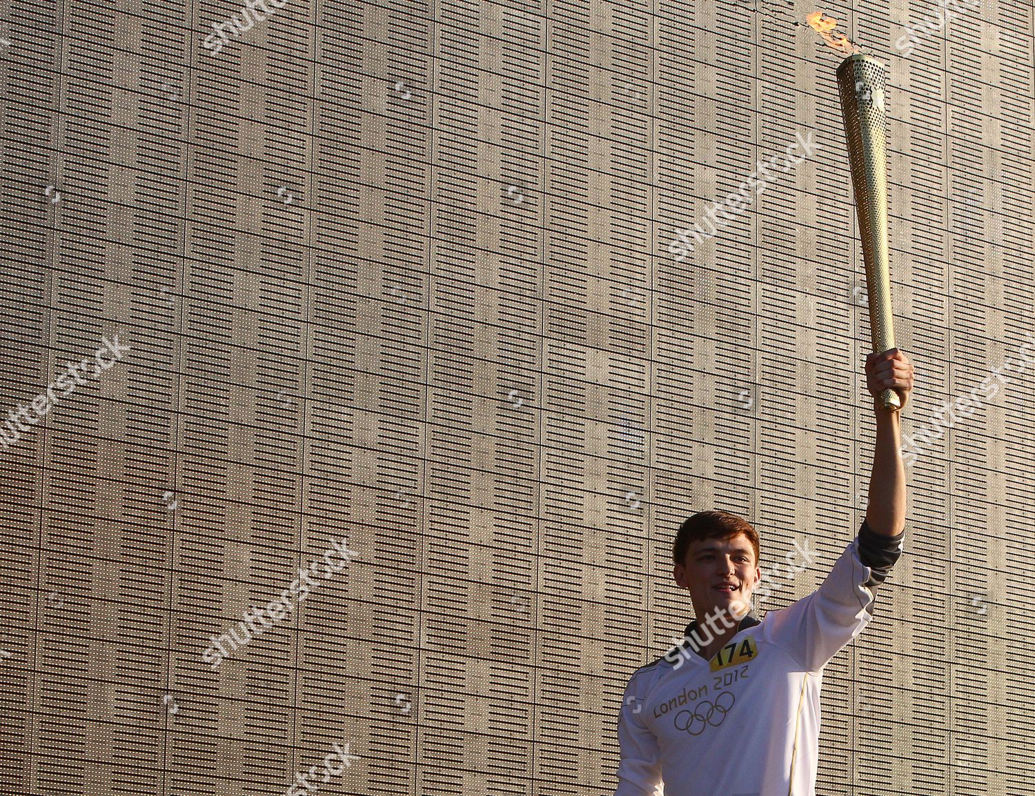 Tyler Rix Arrives Olympic Torch Editorial Stock Photo - Stock Image ...