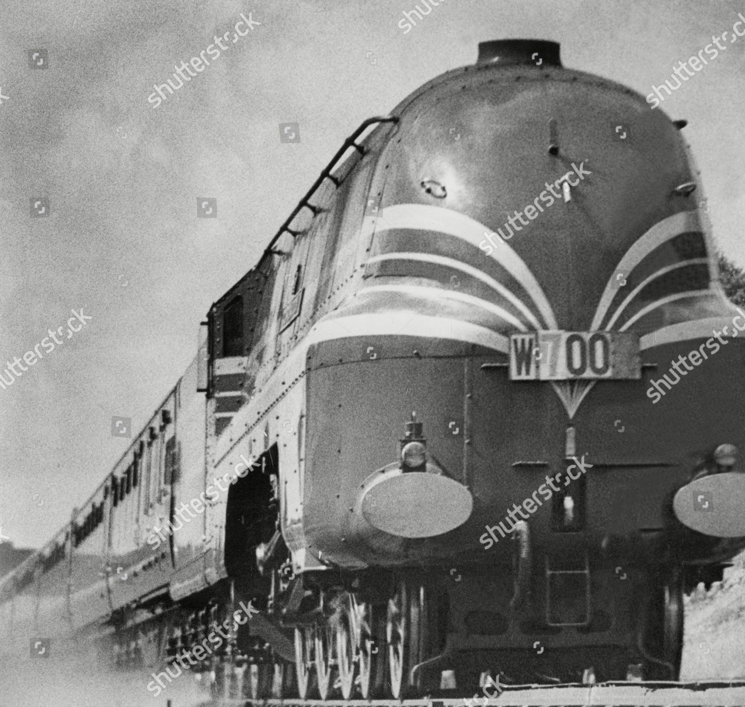 Railway Trains Britain 1937 Lms Coronation Editorial Stock Photo ...