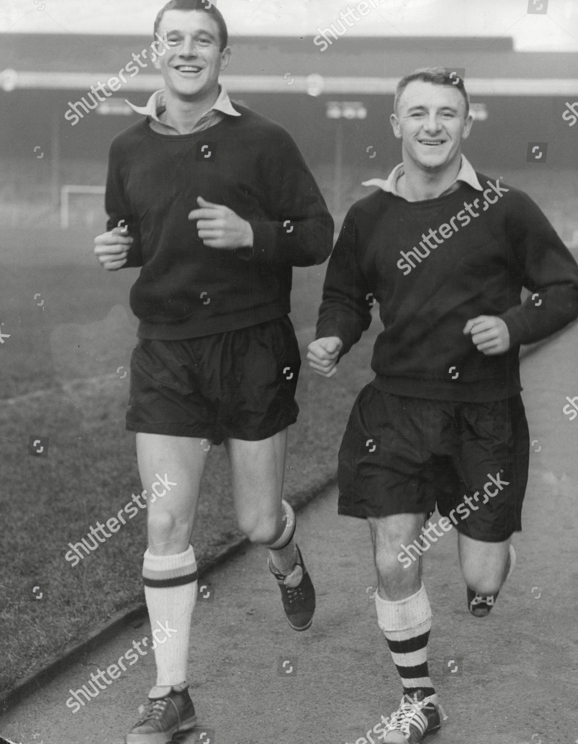 Arsenal Footballers David Herd Tommy Docherty Editorial Stock Photo ...