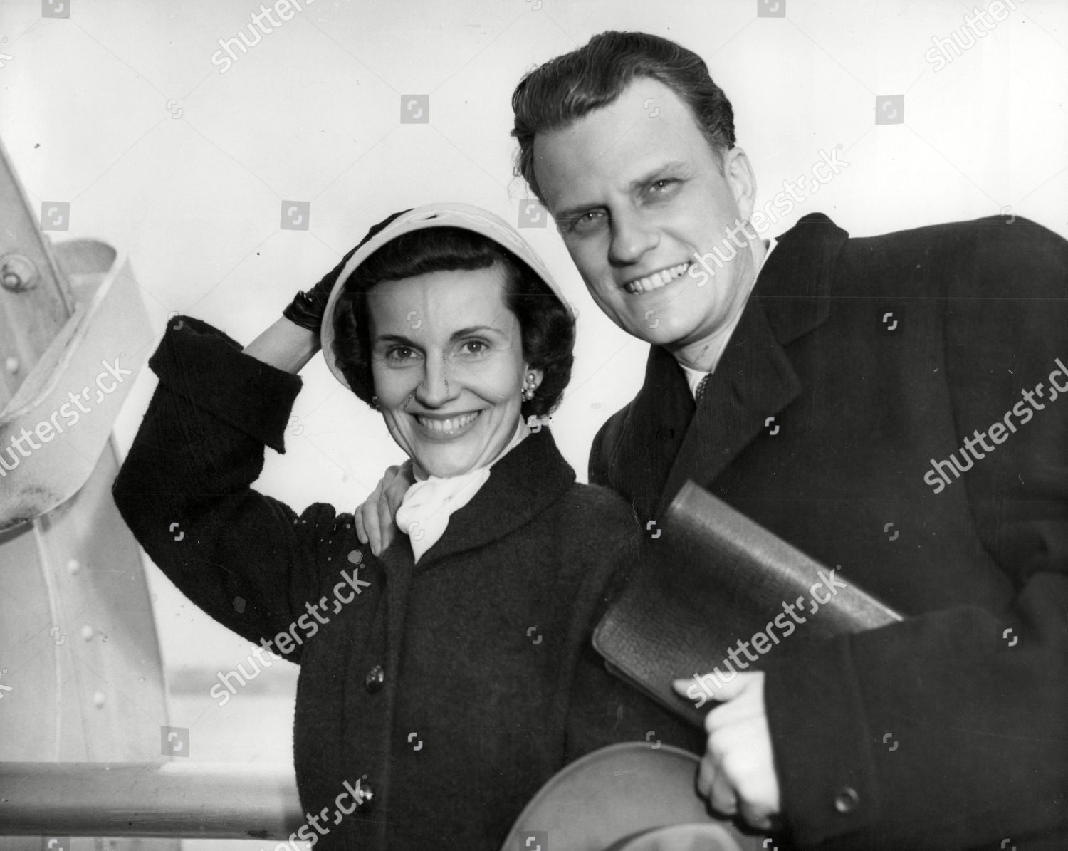 American Evangelist Billy Graham Wife Arriving Editorial Stock Photo ...
