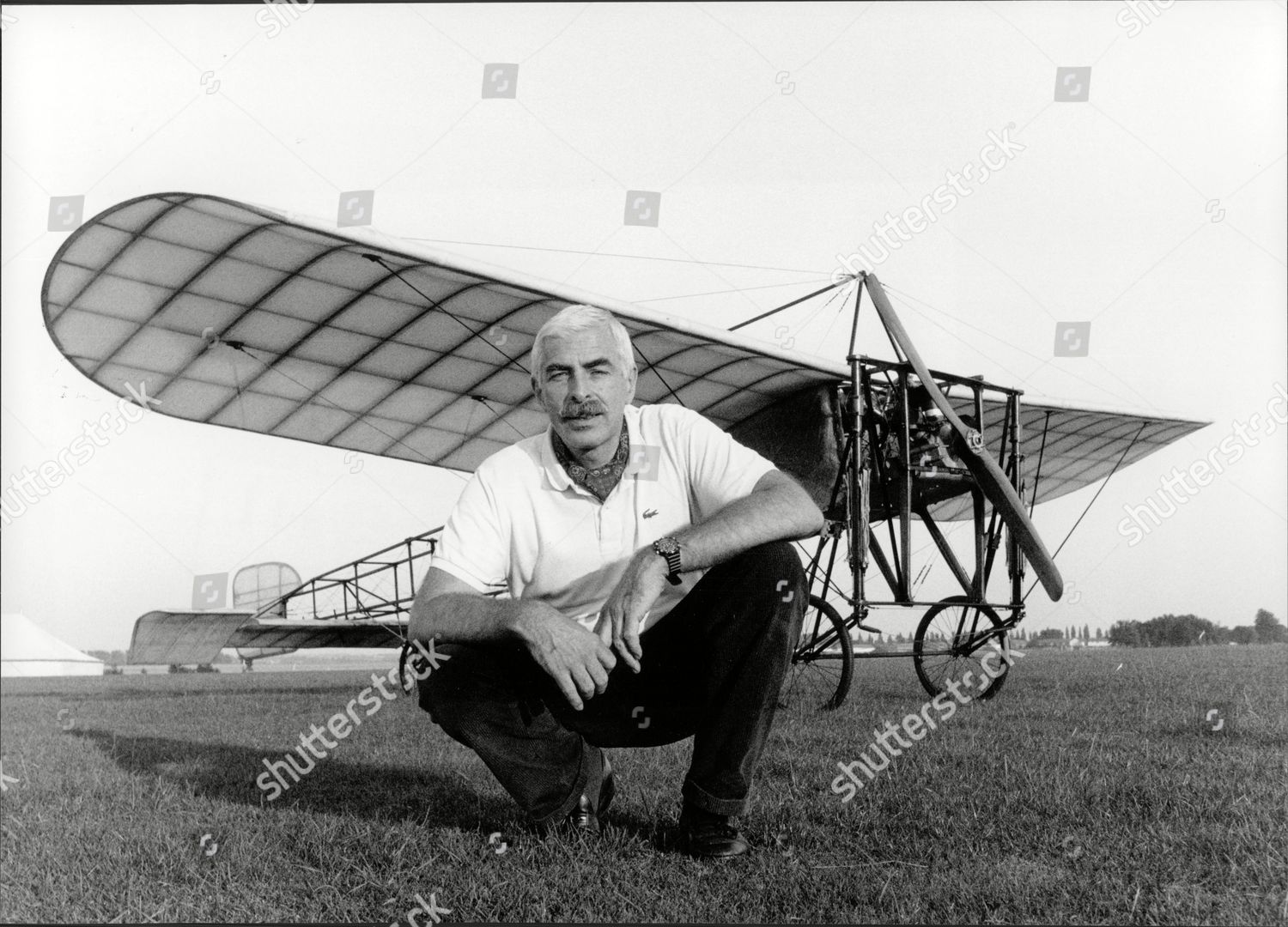 Louis Bleriot Grandson Original Pilot His Editorial Stock Photo - Stock ...