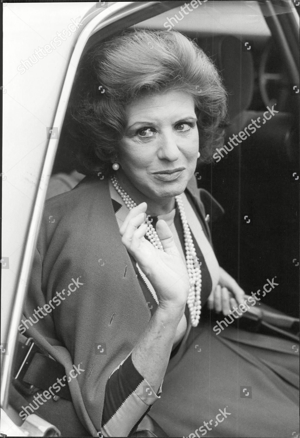 Actress Pat Phoenix Leaves Her Home Editorial Stock Photo - Stock Image ...