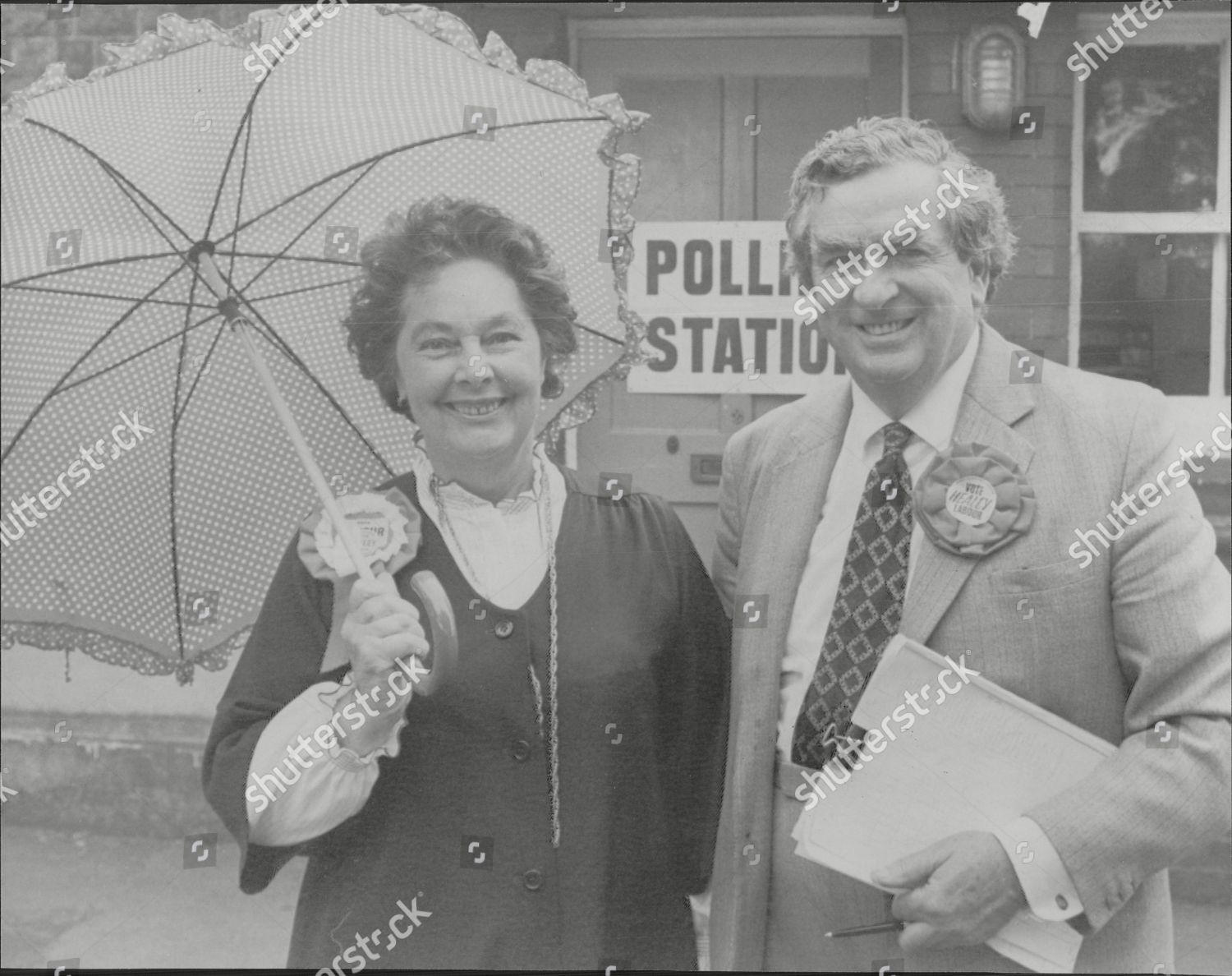 Labour Party Mp Denis Healey Wife Editorial Stock Photo - Stock Image ...