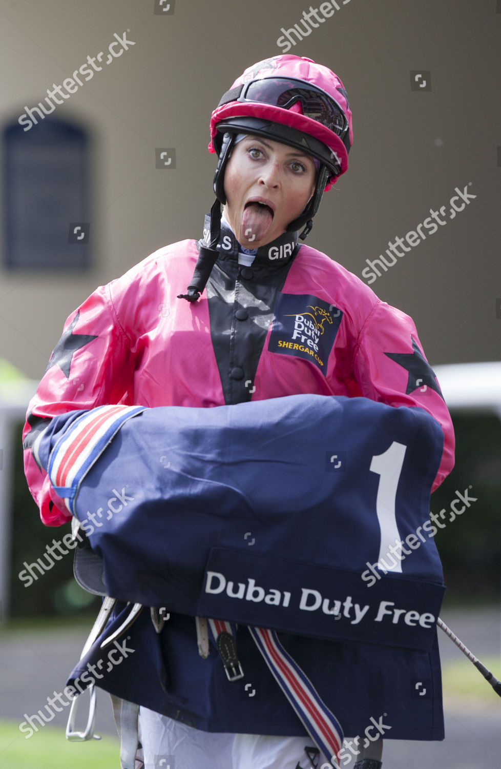 Canadian Jockey Chantal Sutherland After Riding Editorial Stock Photo ...