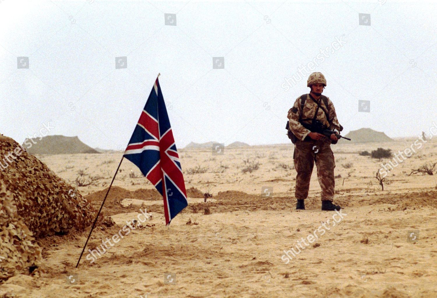 British Soldier Union Jack Flag Editorial Stock Photo - Stock Image ...